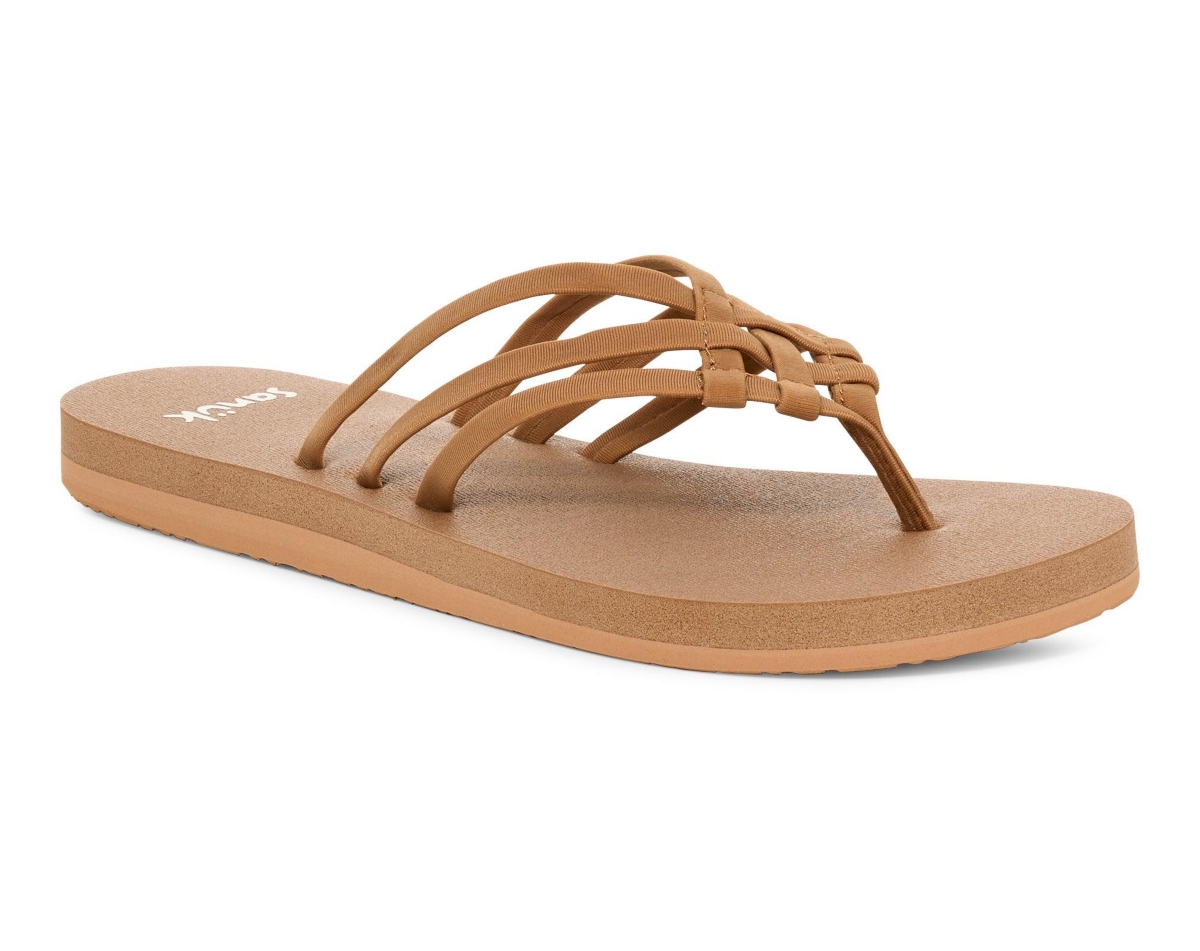 Click here for Sanuk Yoga Sandy Ii - Women Sandals - Tobacco brow... prices