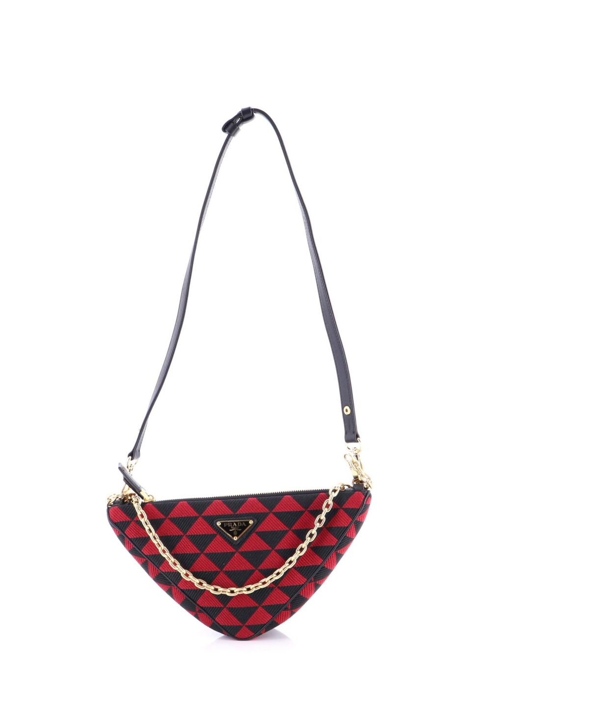 Click here for Pre-Owned Prada Mini Double Symbole Triangle Bag L... prices