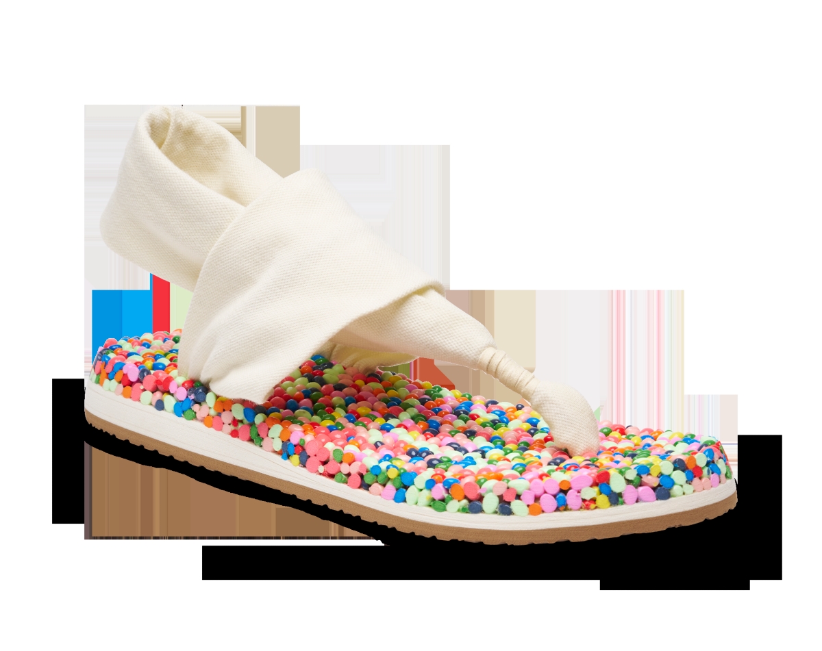 Click here for Sanuk Womens Bubble Sling Sandals - Rainbow confet... prices
