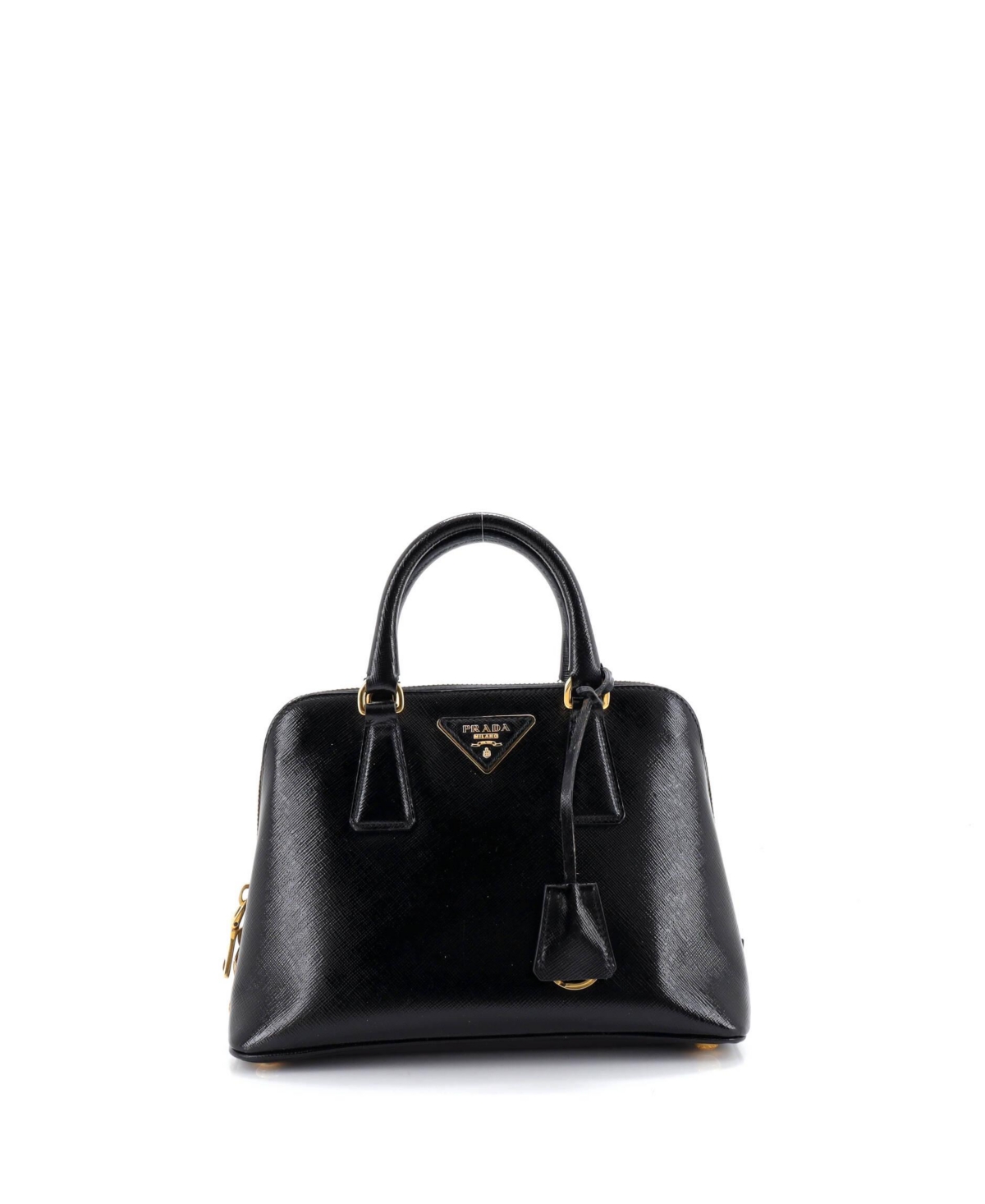 Click here for Pre-Owned Prada Small Promenade Bag Vernice Saffia... prices