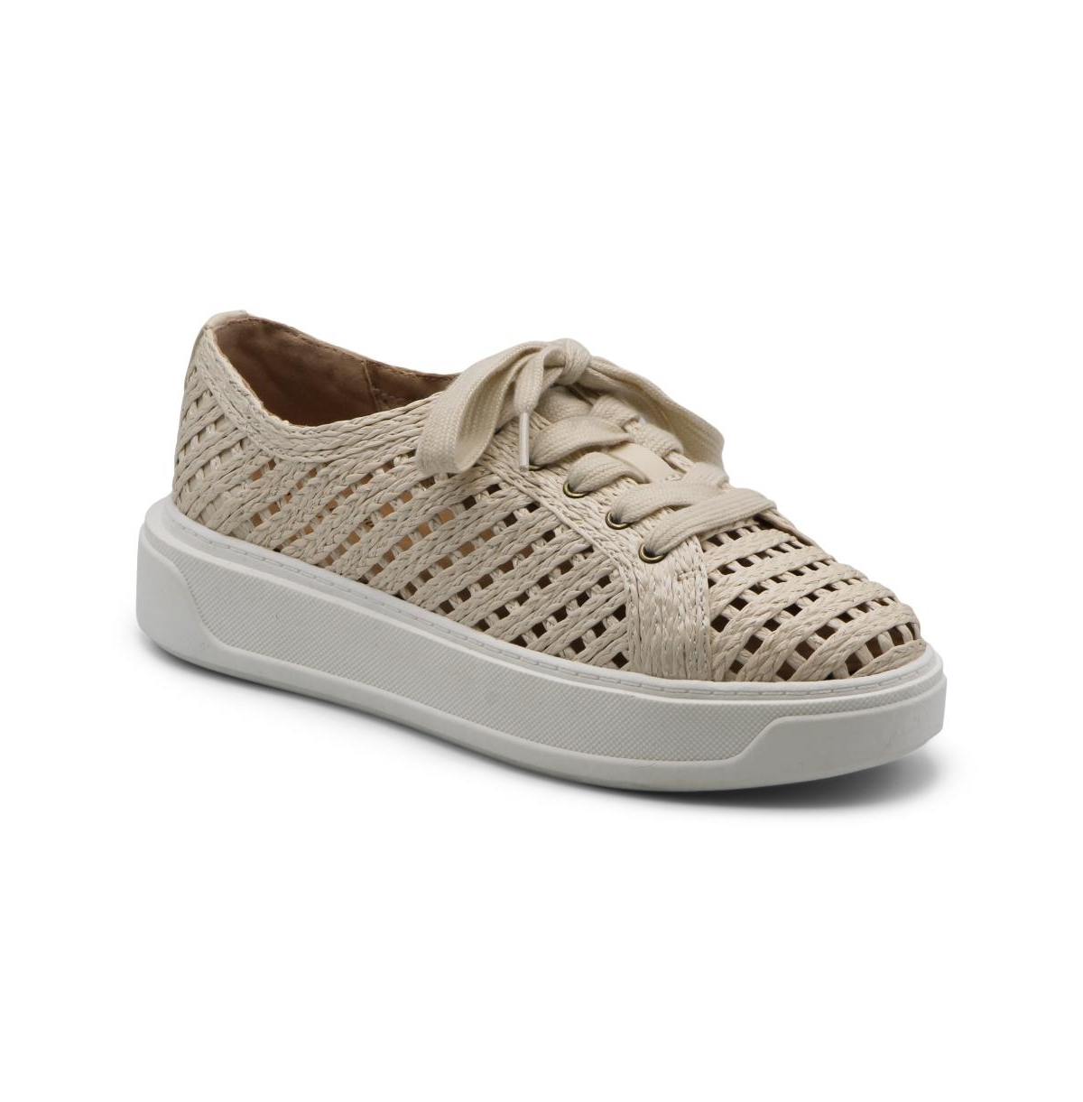 Click here for Charles David Womens Reason Fashion Sneaker - Ecru prices