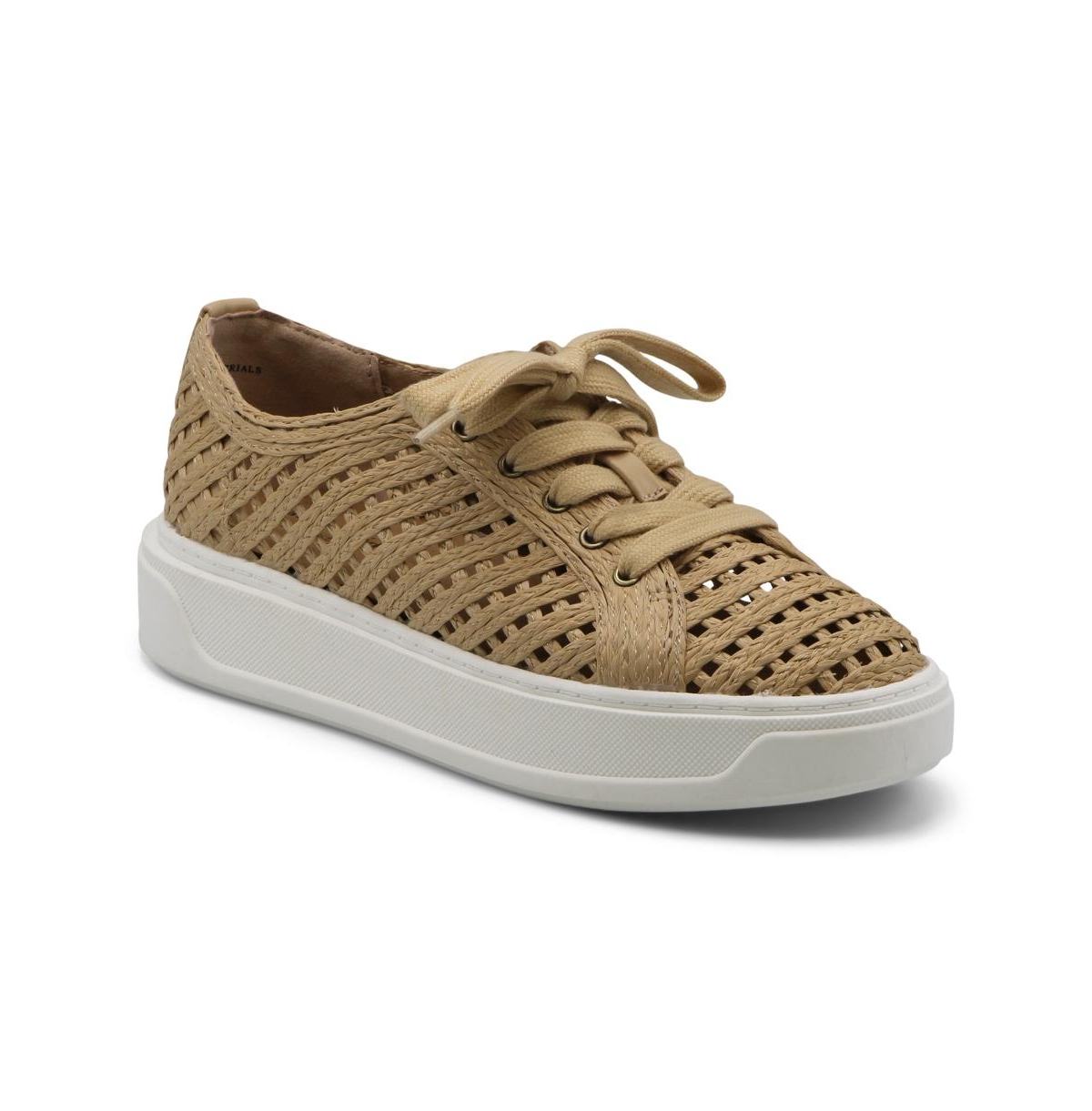 Click here for Charles David Womens Reason Fashion Sneaker - Natu... prices