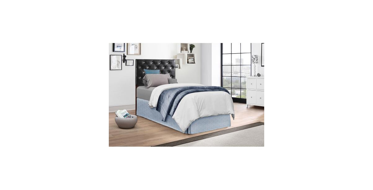 Click here for Flynama Twin Upholstered Headboard with Faux Jewel... prices