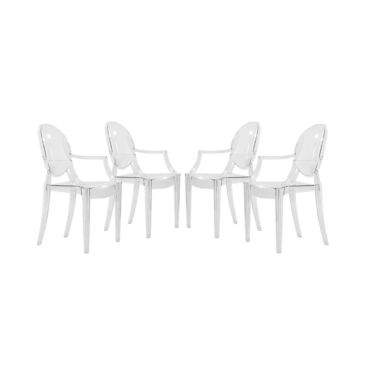 Click here for Carroll Modern Acrylic Dining Side Chair  Set of 4 prices