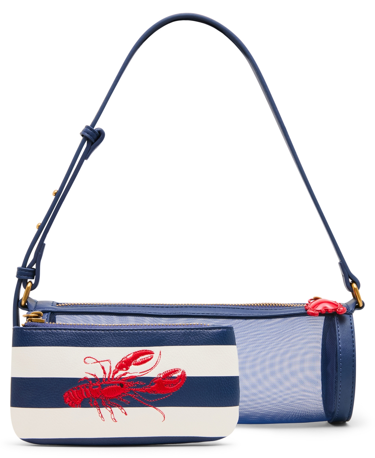 Click here for Betsey Johnson Pinch Moi Small Mesh Barrel Handbag... prices