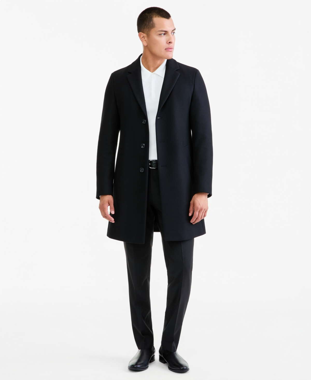 Click here for Hugo by Hugo Boss Mens Slim-Fit Wool-Cashmere Over... prices