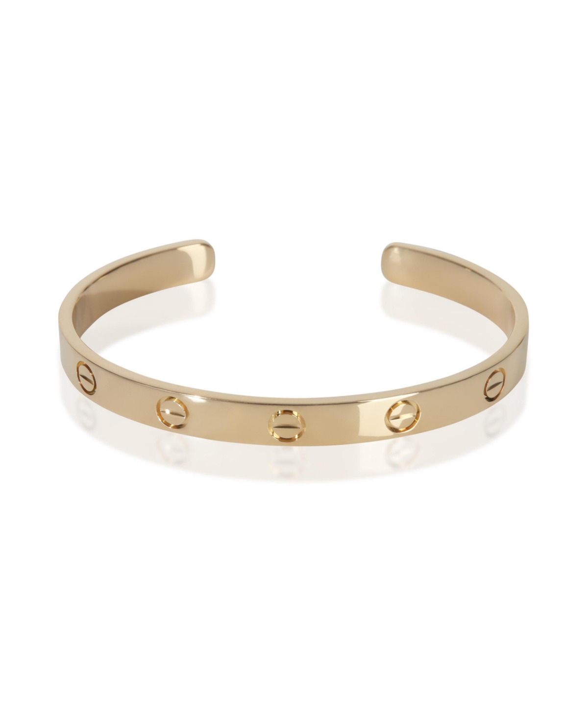 Click here for Pre-Owned Cartier Yellow Gold Love Cuff Bracelet -... prices