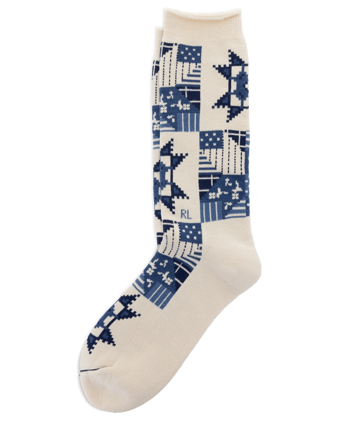 Click here for Polo Ralph Lauren Mens Relaxed Top Sock - Cream prices