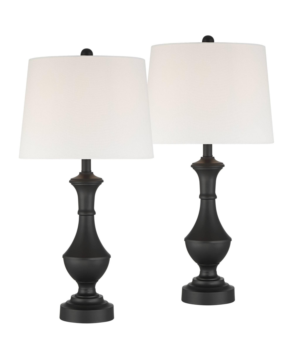 Click here for 360 Lighting Theo High Metal Column Table Lamp Set... prices