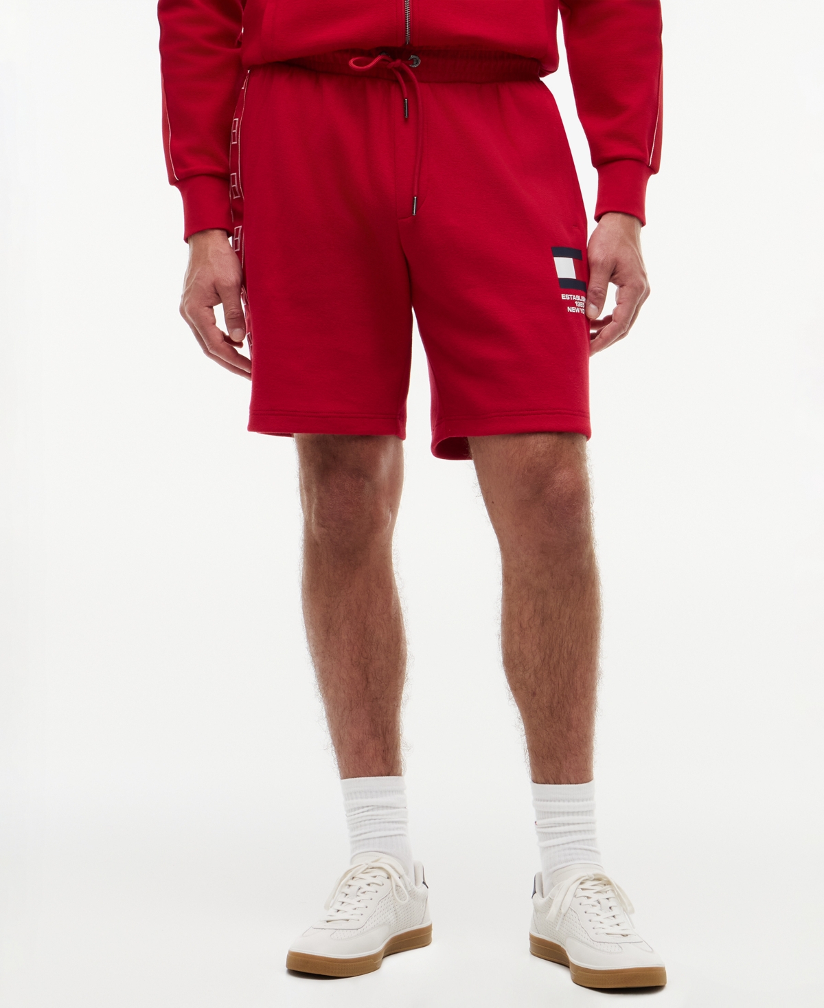 Click here for Tommy Hilfiger Mens Countries Track Logo Shorts -... prices