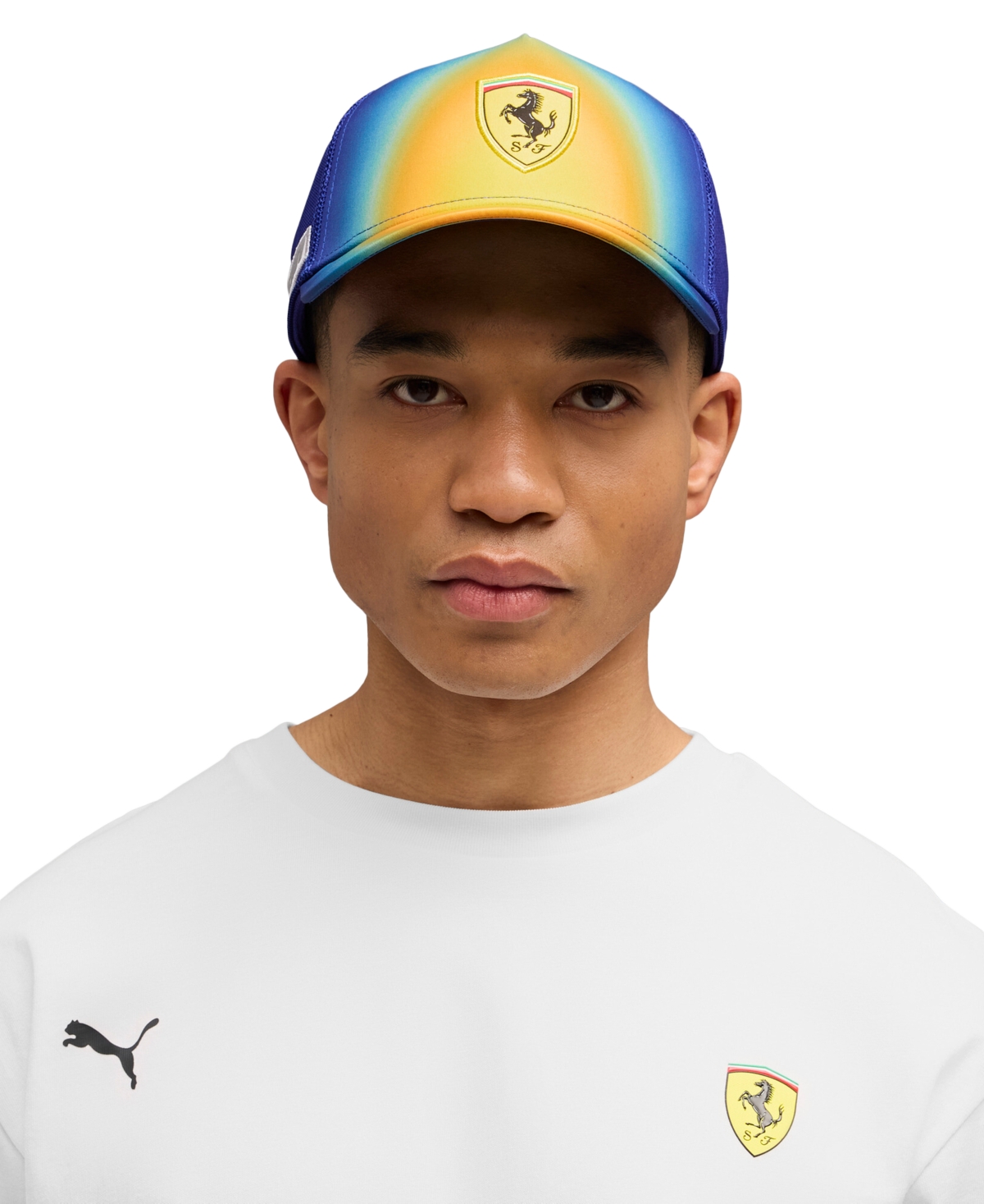 Click here for Puma Mens Ferrari Trucker Cap - Puma Blue prices