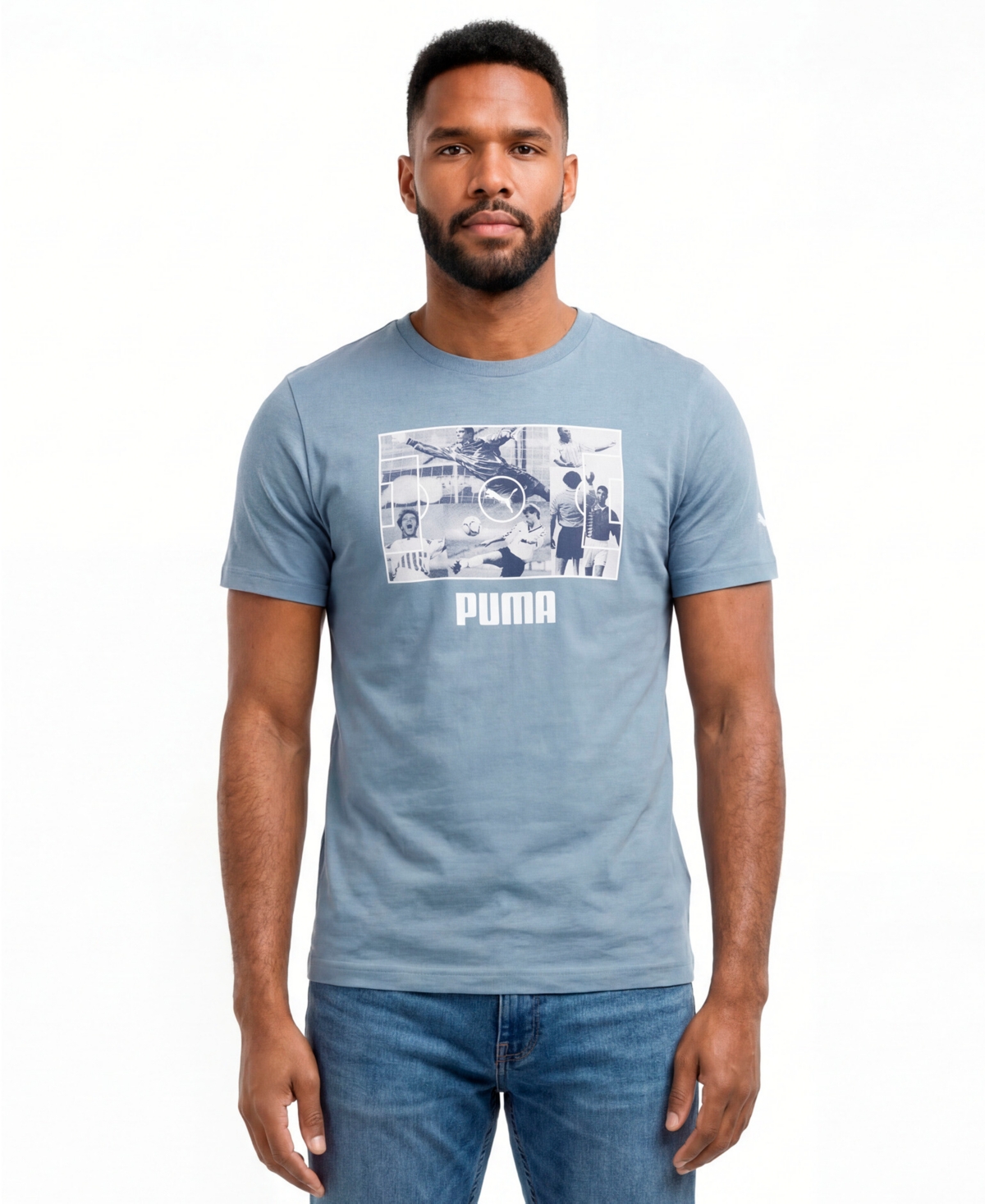 Click here for Puma Mens Soccer Photo Real Short-Sleeve T-Shirt -... prices