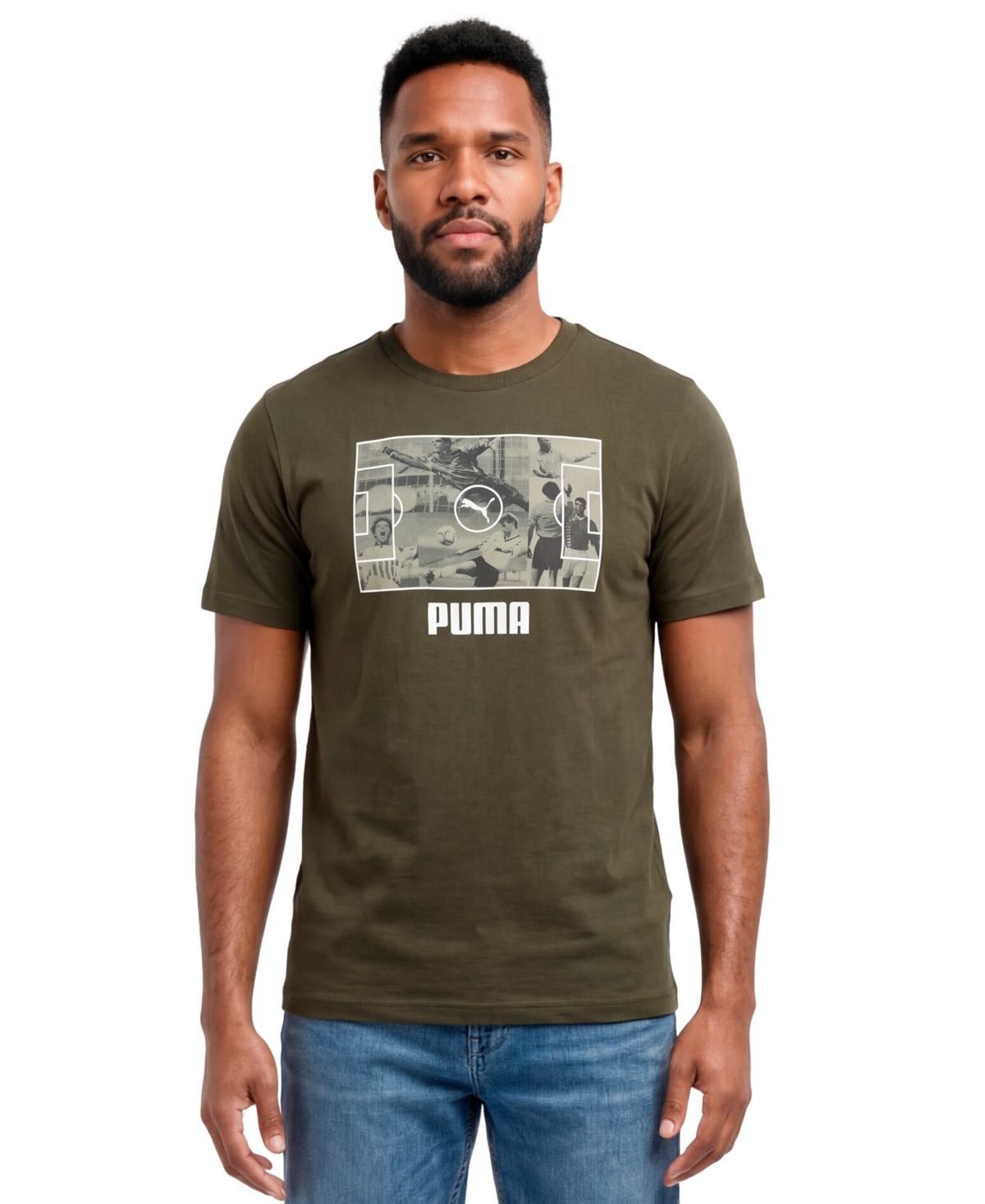 Click here for Puma Mens Soccer Photo Real Short-Sleeve T-Shirt -... prices
