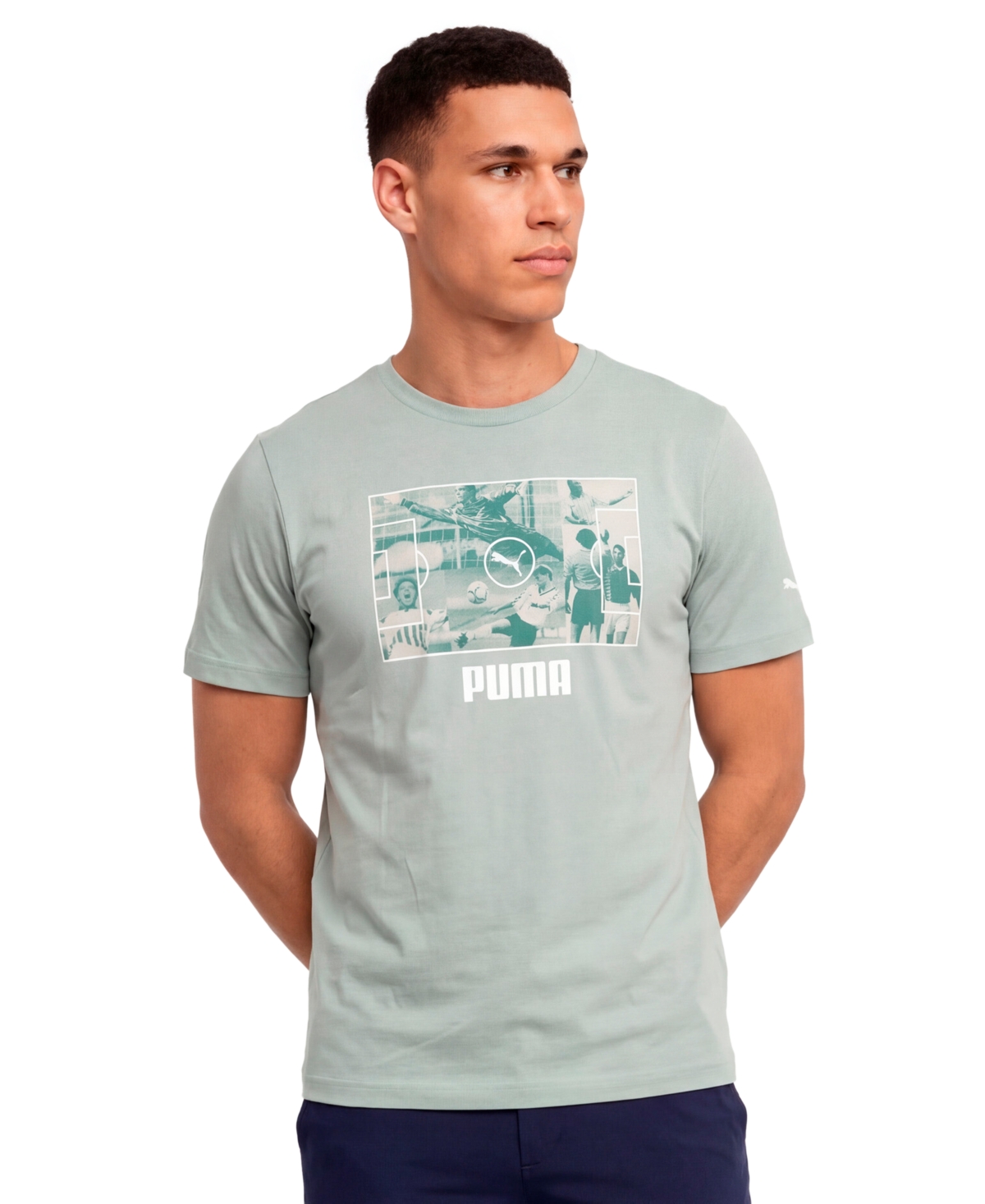Click here for Puma Mens Soccer Photo Real Short-Sleeve T-Shirt -... prices