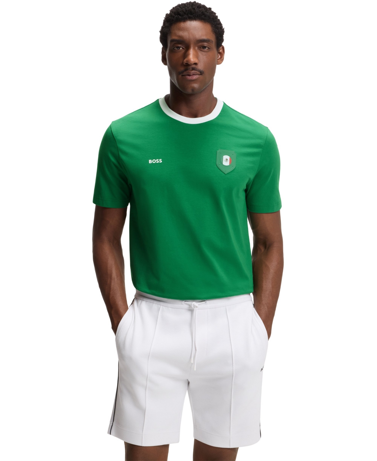 Click here for Boss by Hugo Boss Mens Stretch-Cotton Mexico Count... prices