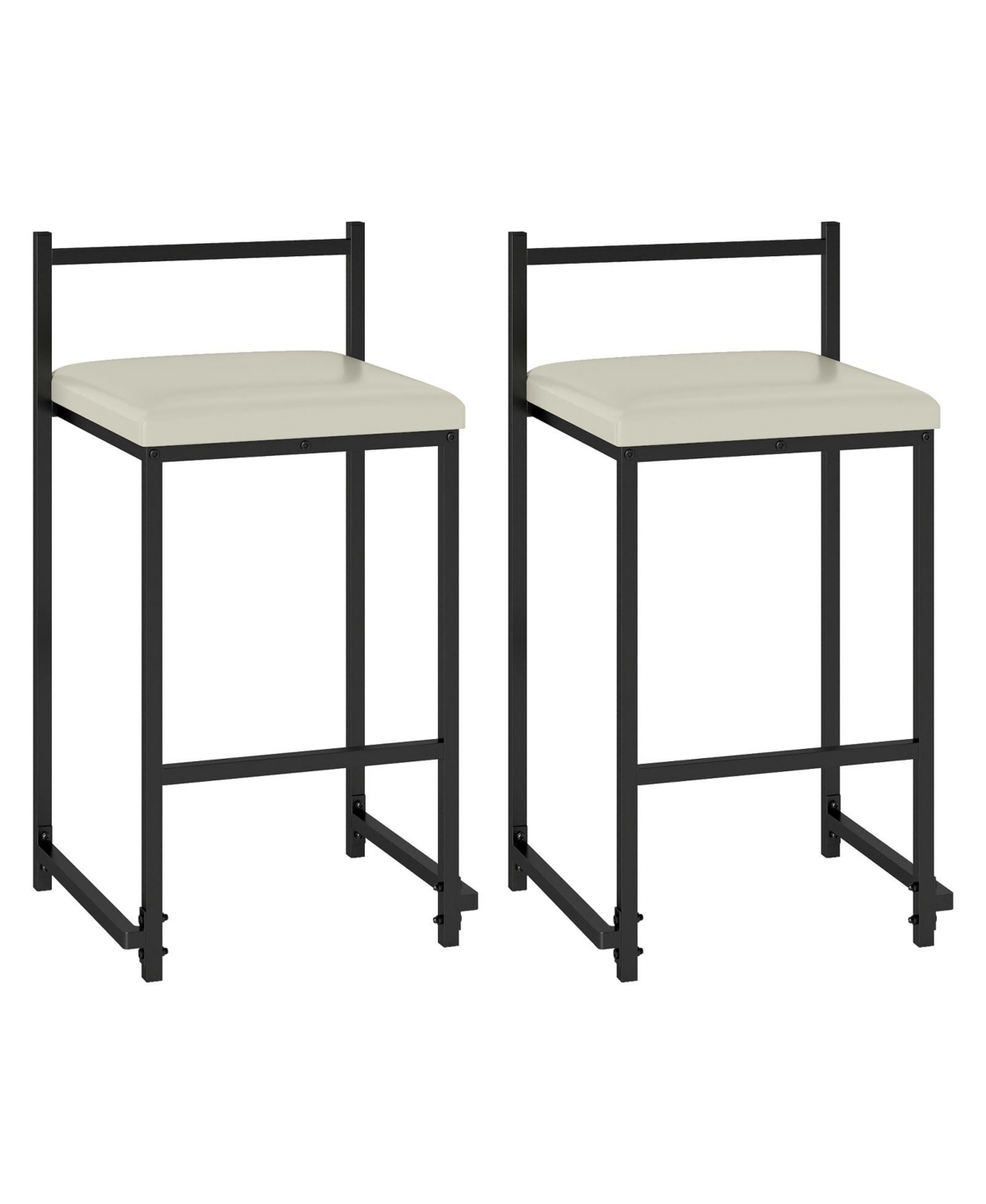 Click here for Gymax 26 Stackable Counter Height Bar Stools Set o... prices