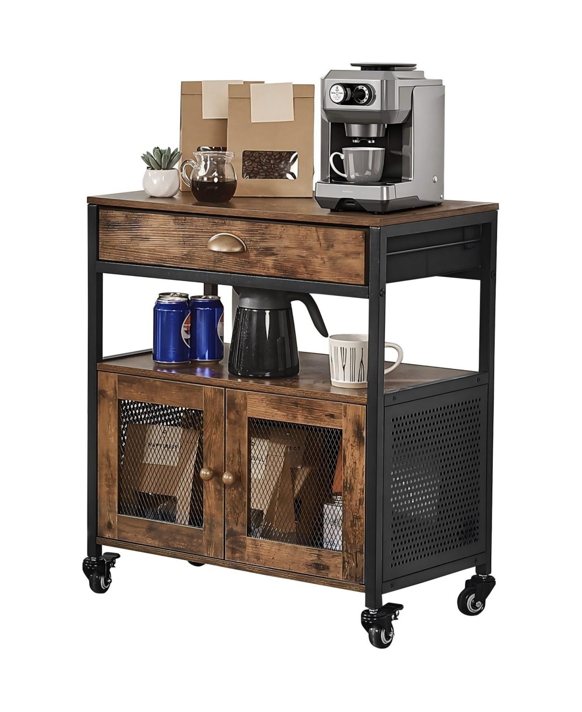 Click here for Gouun 24 Inch Farmhouse Coffee Bar Cabinet with Wh... prices