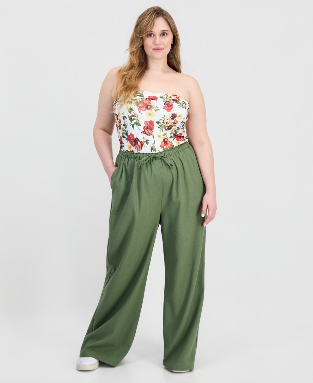 Click here for Full Circle Trends Trendy Plus Size Drawstring-Wai... prices