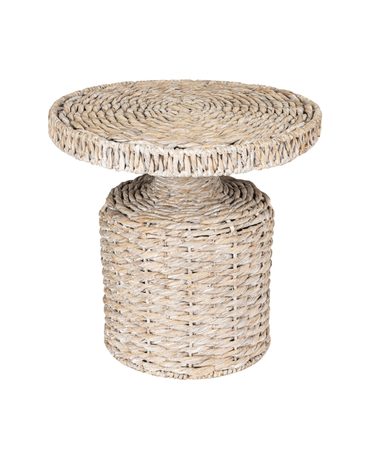 Click here for Storied Home 18 Water Hyacinth Hand-Woven Table -... prices