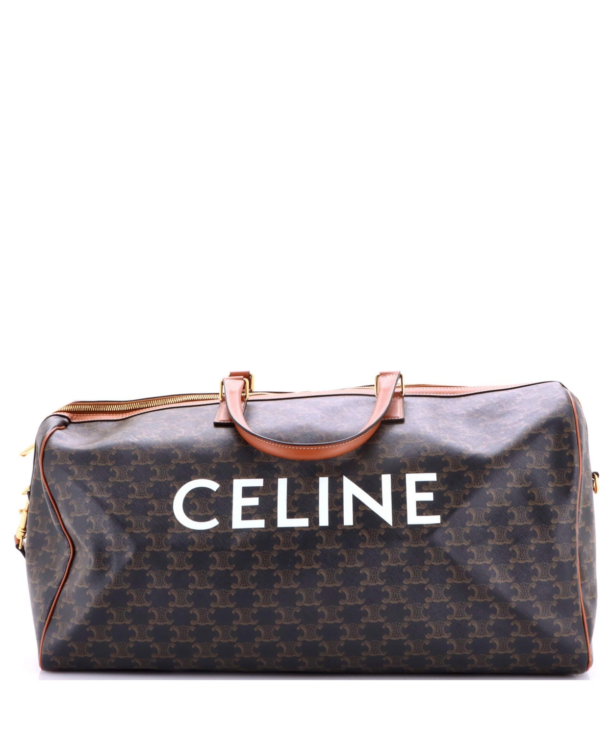 Click here for Pre-Owned Celine Large Voyage Duffle Bag Triomphe... prices