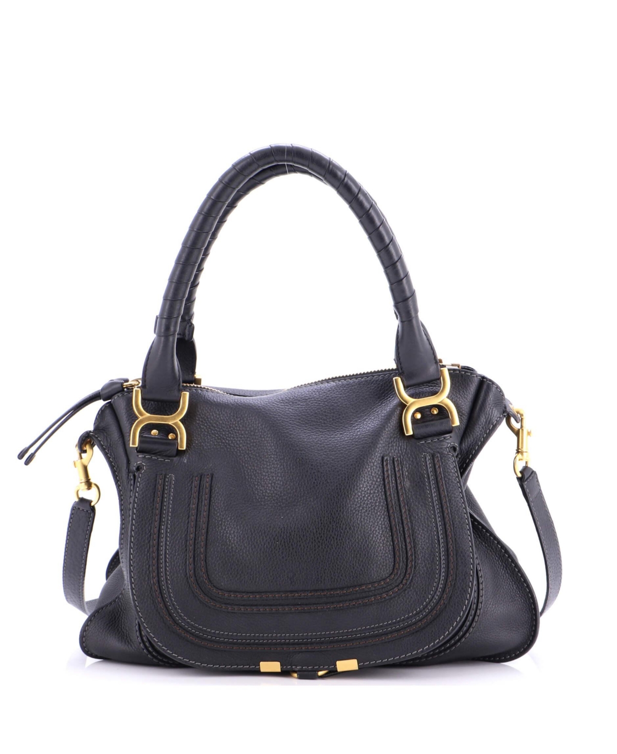 Click here for Pre-Owned Chloe Medium Marcie Shoulder Bag Leather... prices