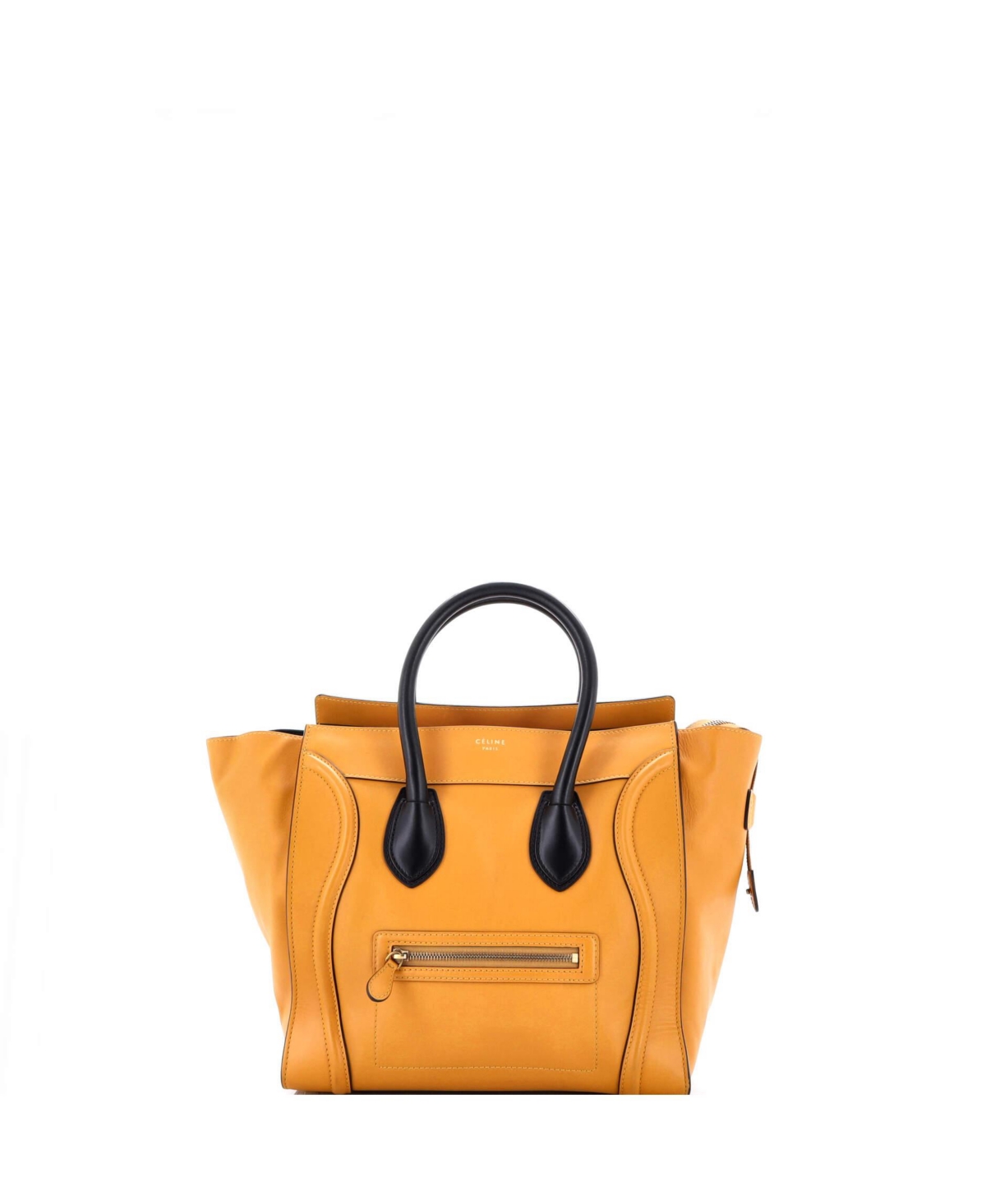 Click here for Pre-Owned Celine Mini Bicolor Luggage Bag Leather... prices