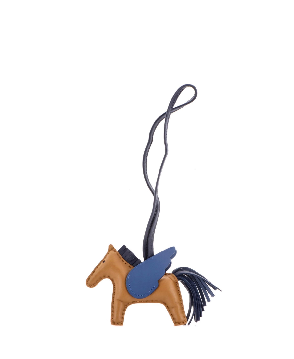 Click here for Pre-Owned Hermes Pm Pegase Rodeo Bag Charm Leather... prices