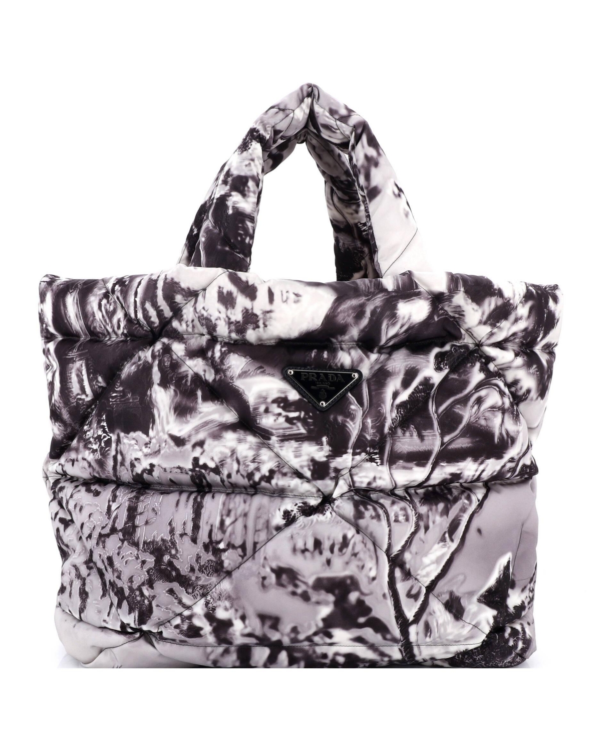 Click here for Pre-Owned Prada Medium Padded Tote Bag Quilted Pri... prices