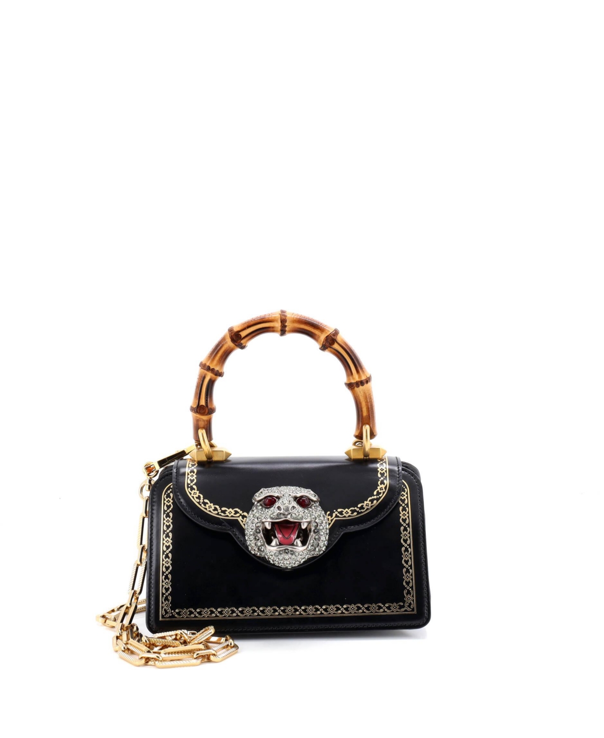 Click here for Pre-Owned Gucci Small Thiara Top Handle Bag Frame... prices