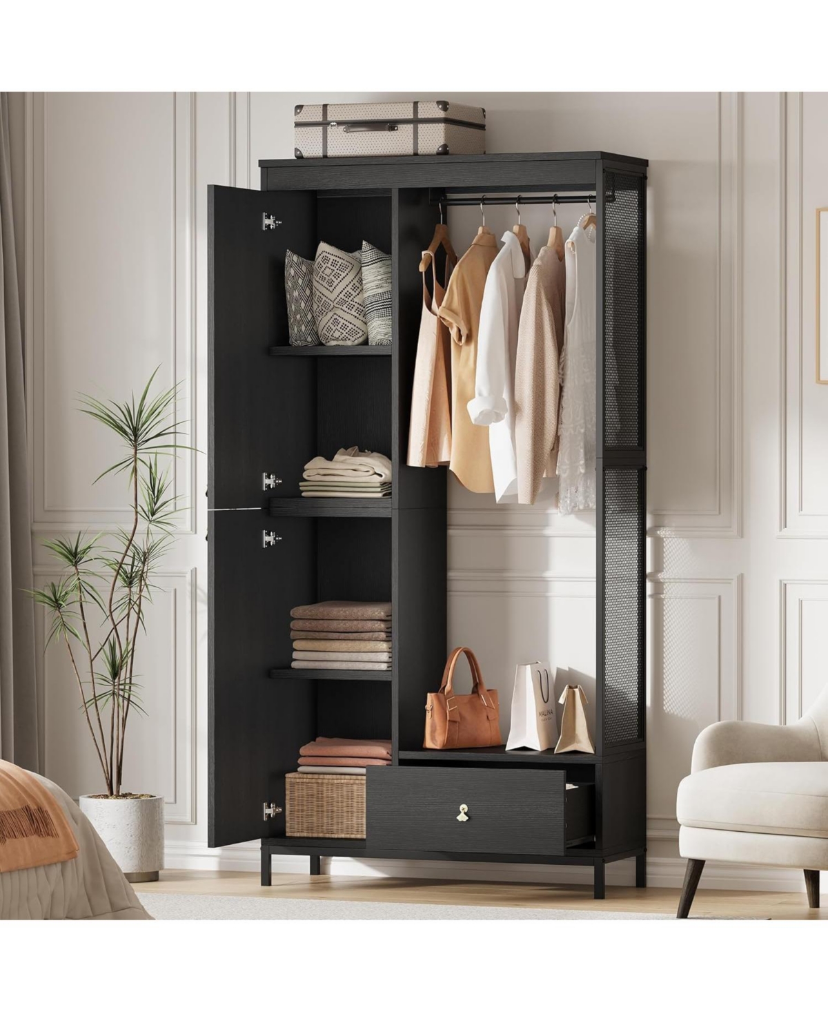 Click here for gaomon 78.9" Armoire Wardrobe Closet with She... prices