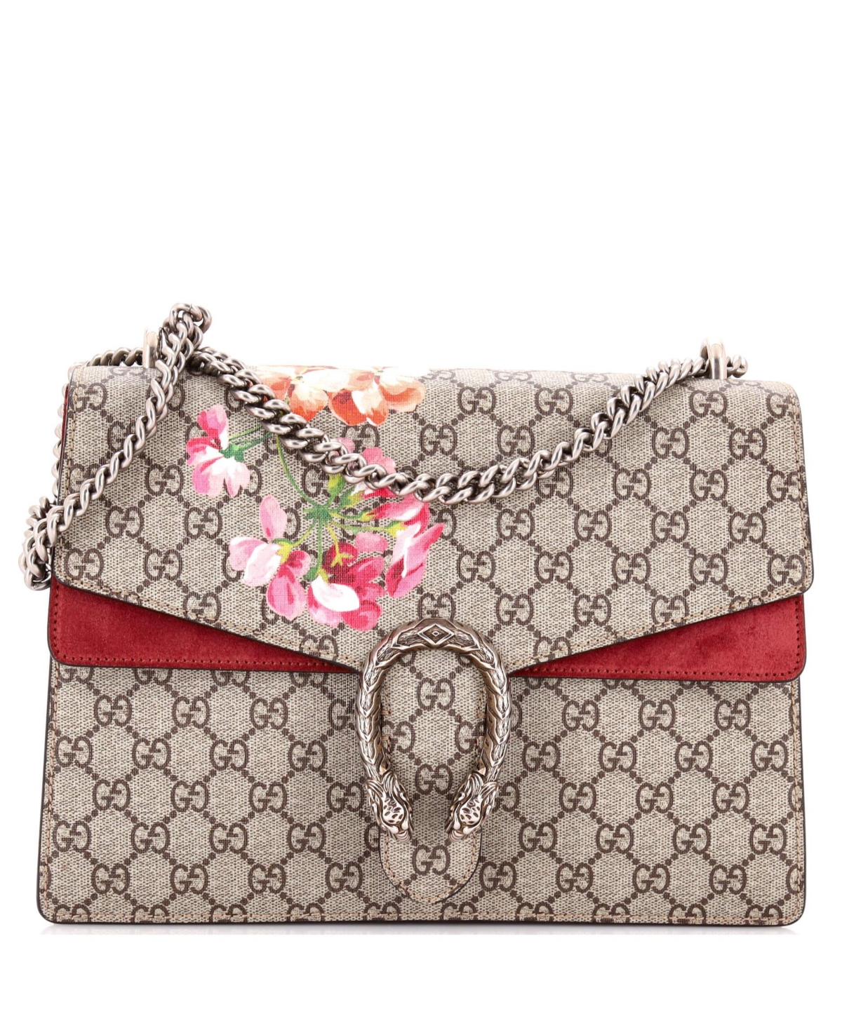 Click here for Pre-Owned Gucci Medium Dionysus Bag Blooms Print G... prices