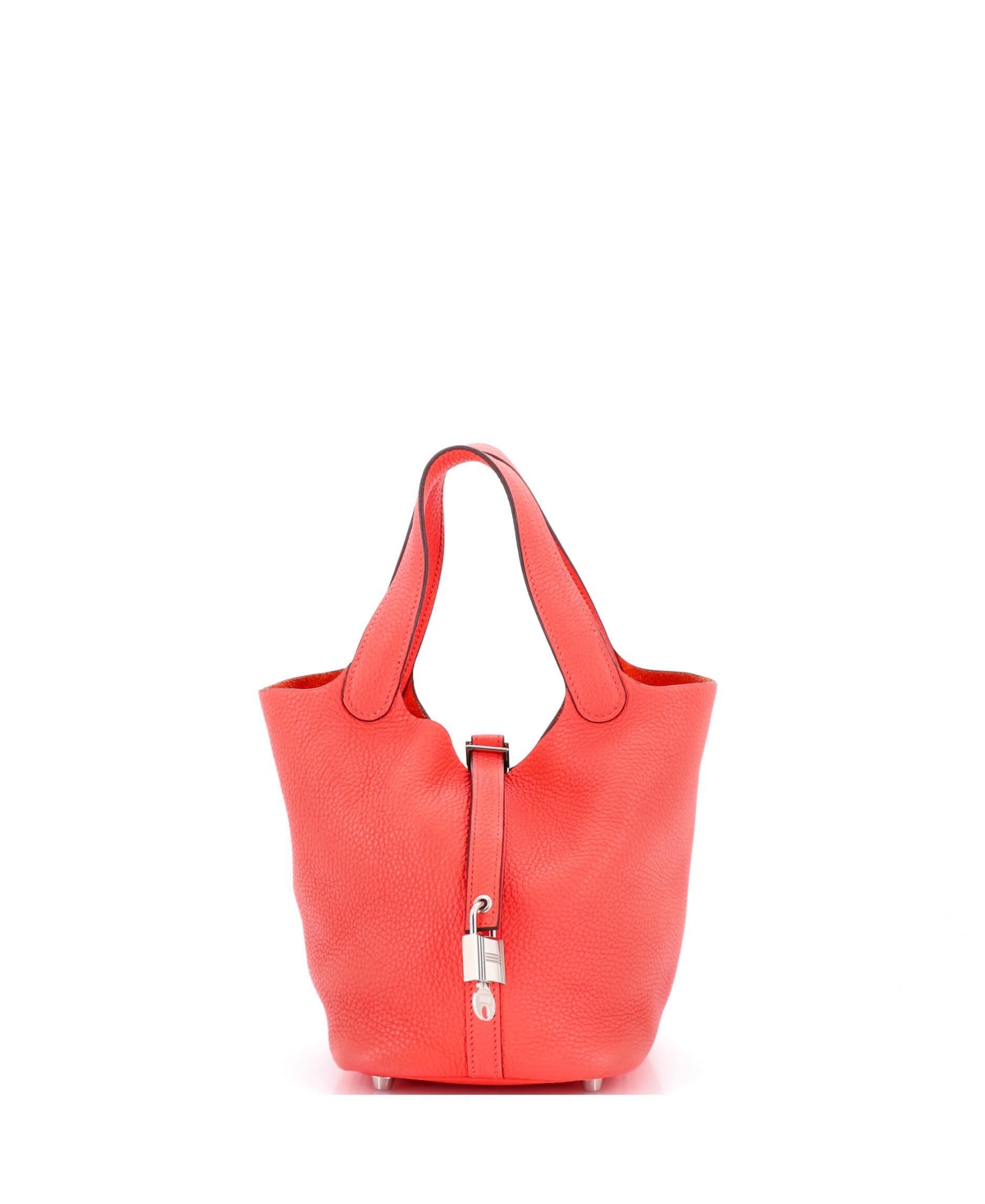 Click here for Pre-Owned HERMES Pm Picotin Lock Bag Clemence - Or... prices