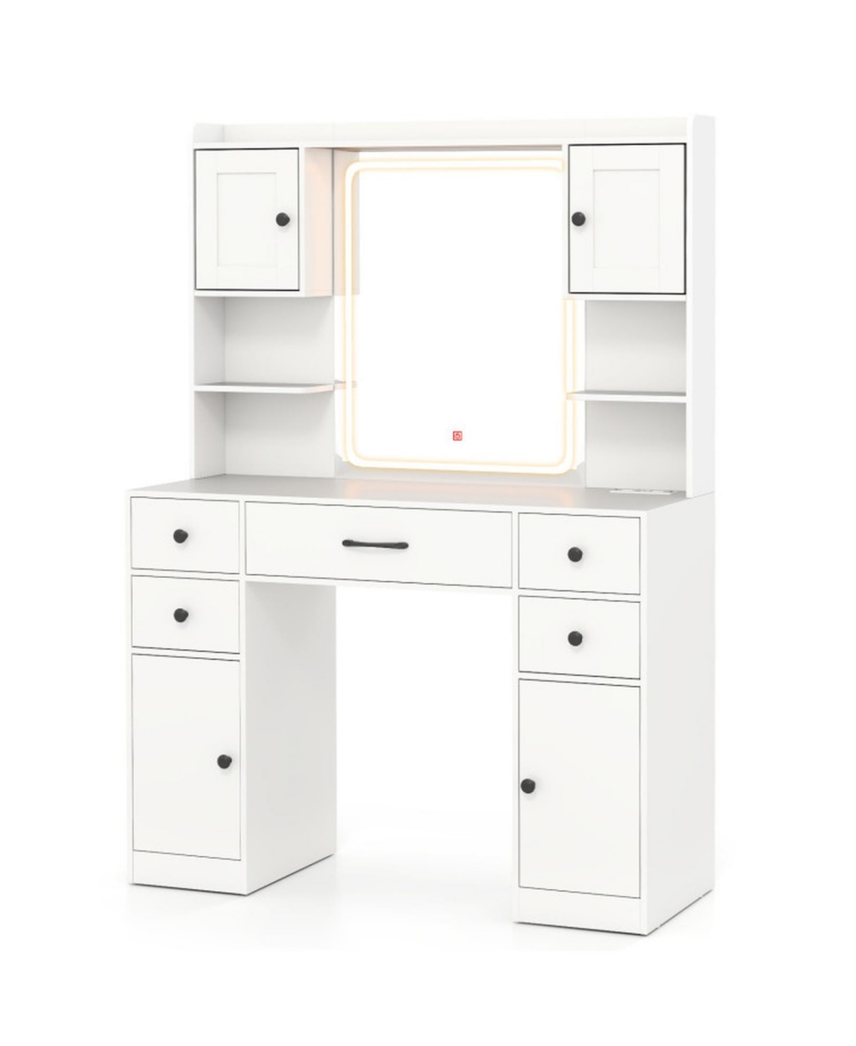 Click here for Gouun Makeup Vanity Desk with Led Lighted Mirror a... prices