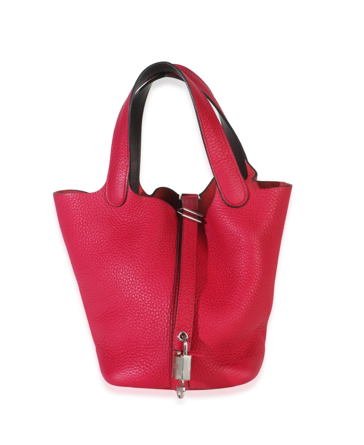 Click here for Pre-Owned Hermes Framboise Rouge Sellier Clemence... prices