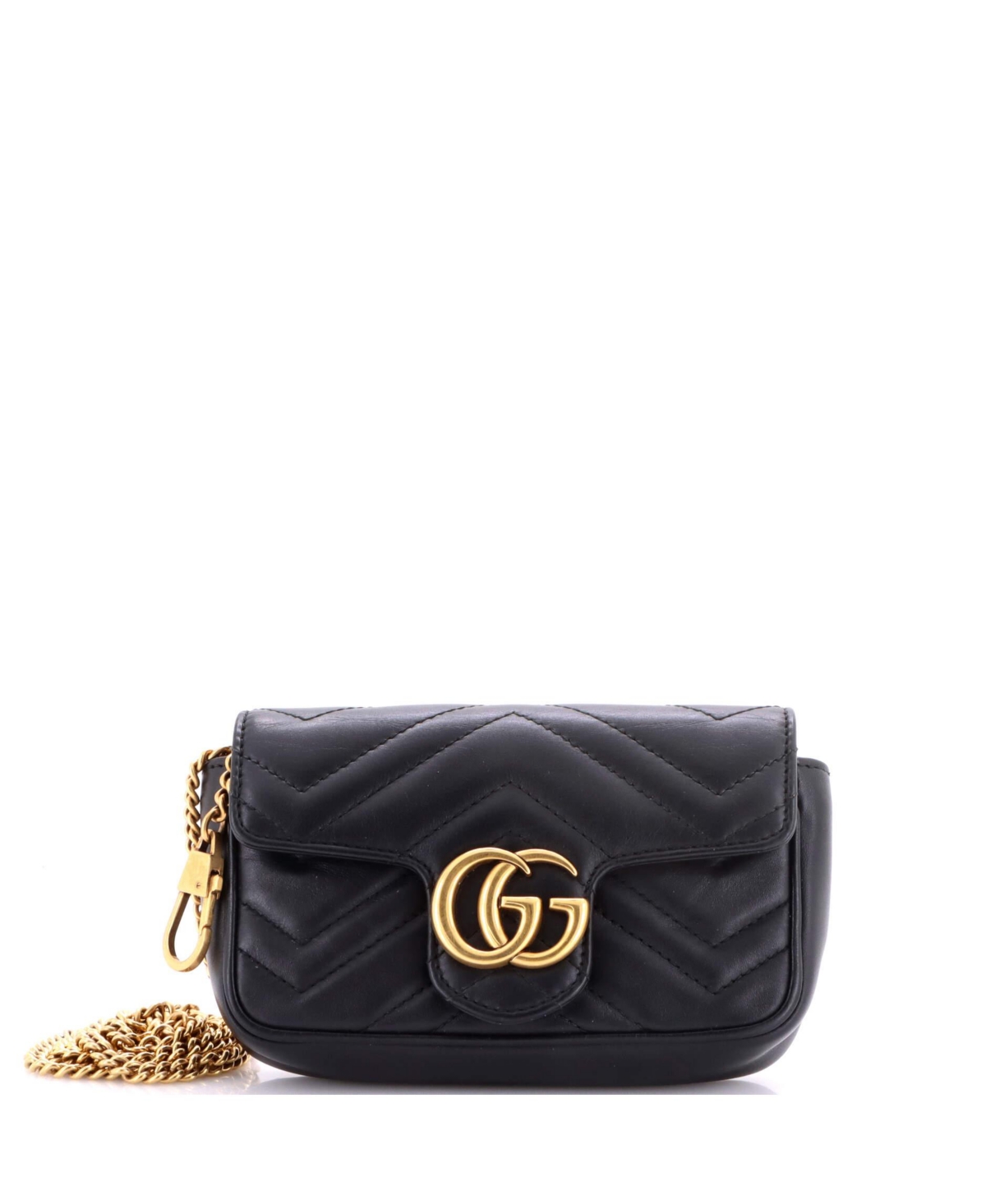 Click here for Pre-Owned Gucci Super Mini Gg Marmont Flap Bag Mat... prices