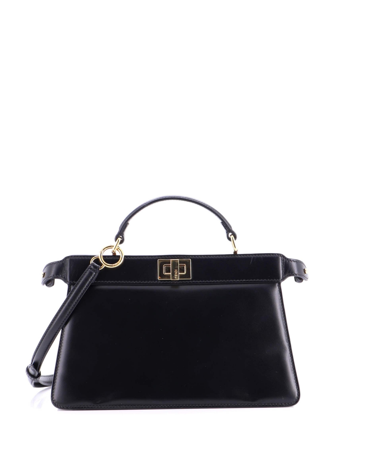 Click here for Pre-Owned Fendi East West Peekaboo ISeeU Bag Leath... prices