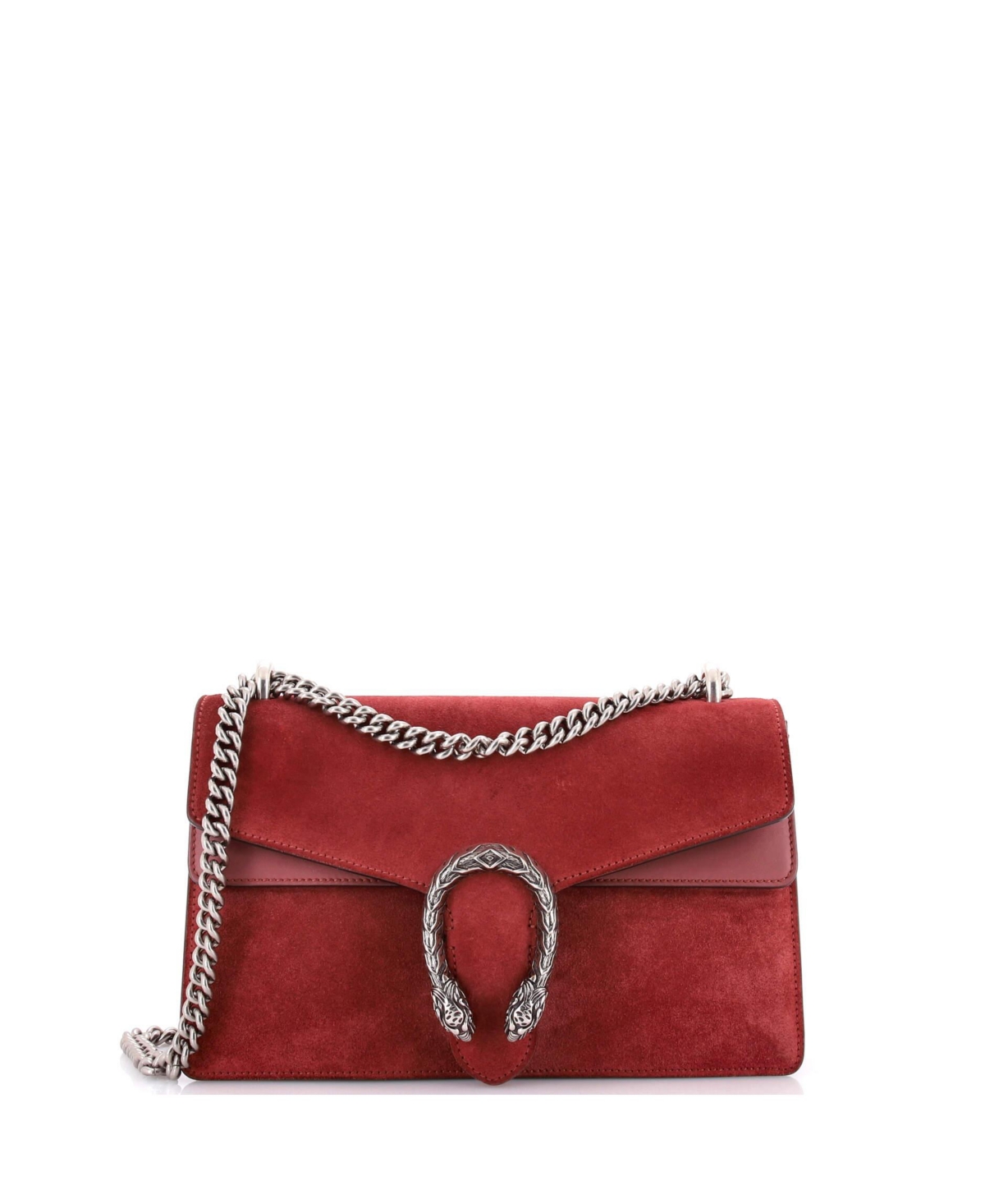 Click here for Pre-Owned Gucci Small Dionysus Bag Suede - Red prices