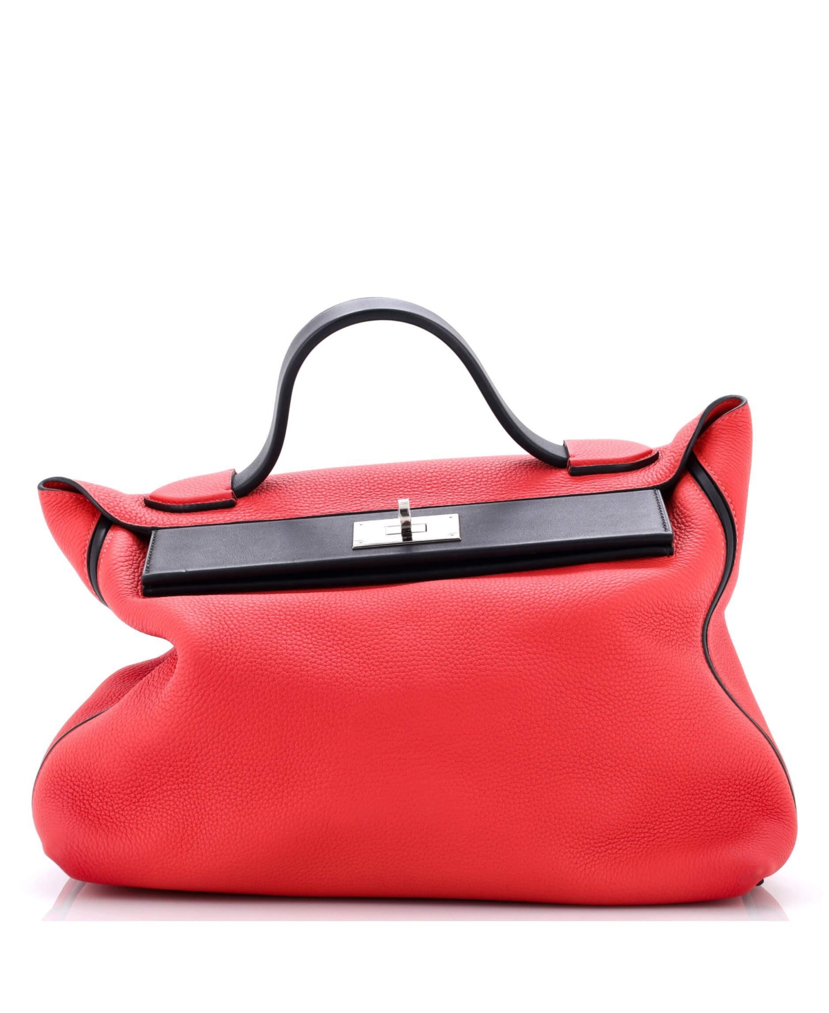 Click here for Pre-Owned HERMES 35 24/24 Bag Bicolor Togo with Sw... prices