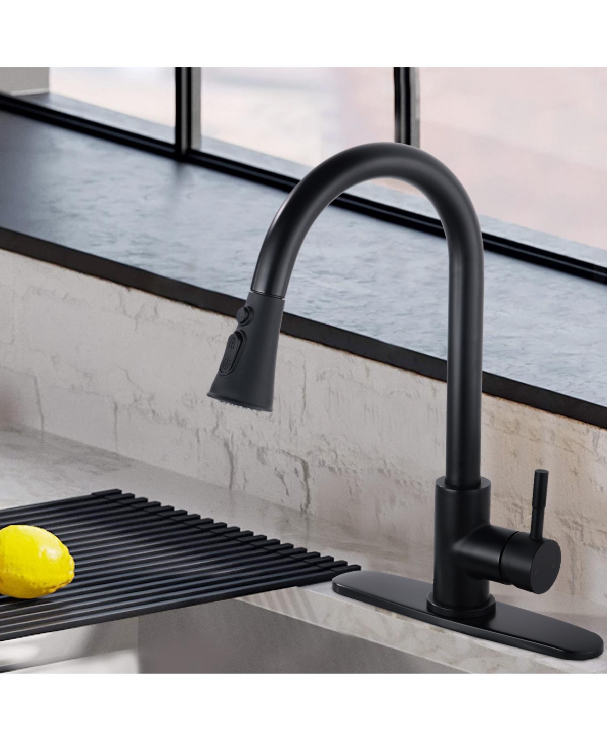 Click here for Busdays Pull Down Kitchen Faucet with Sprayer Stai... prices