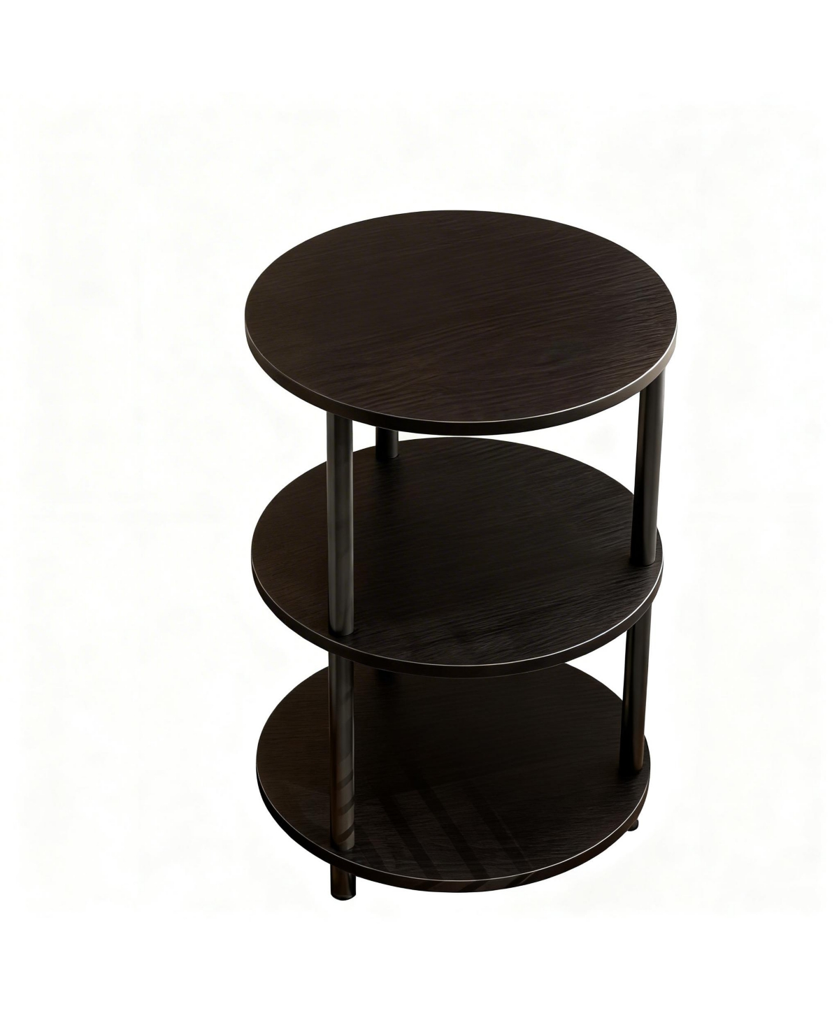 Click here for Yigii Small Round End Table 3 Tier Industrial Nigh... prices