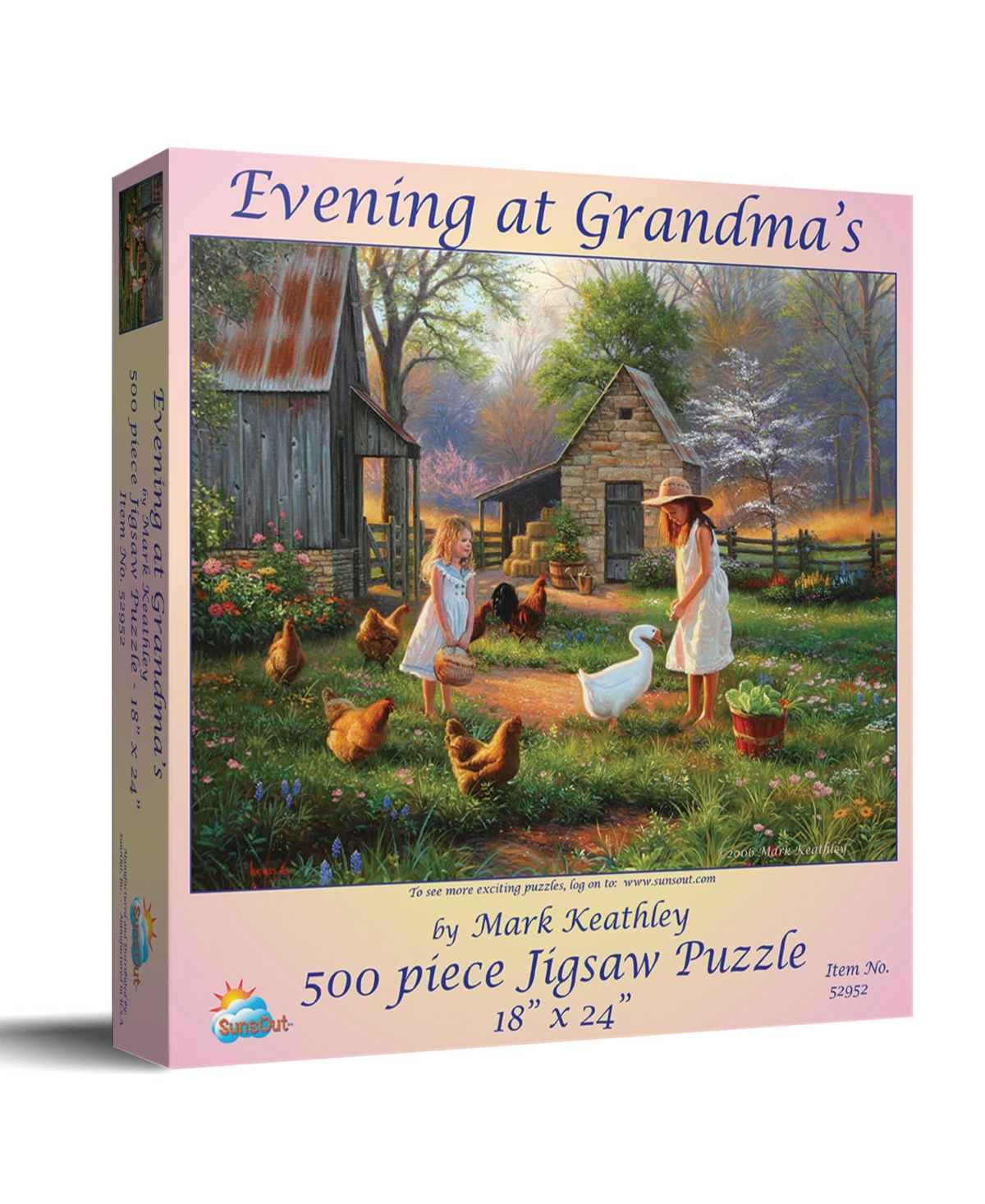 Click here for SunsOut Evening at Grandmas 500 piece Jigsaw Puzzl... prices