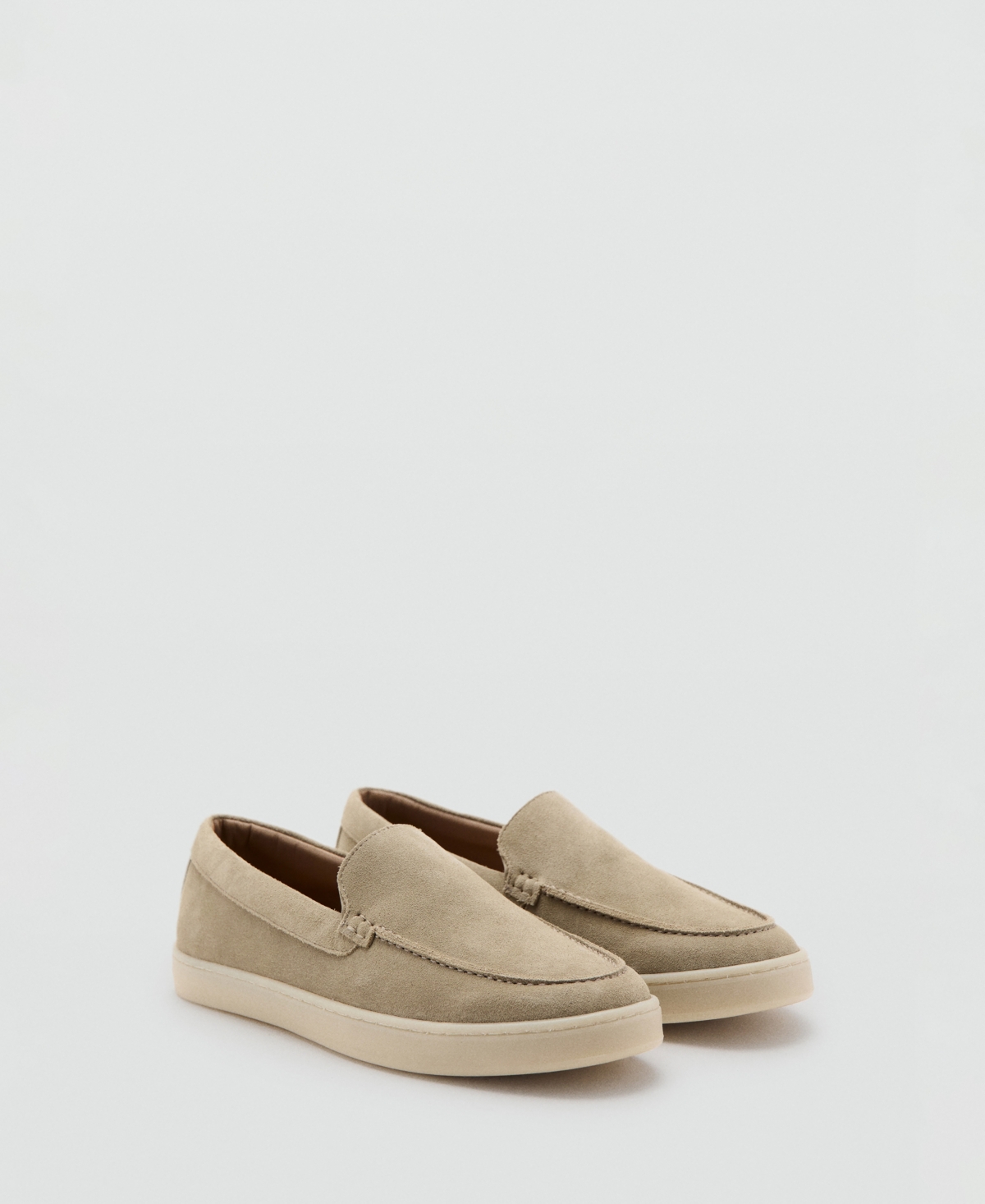 Click here for Mango Mens Split Leather Shoes - Sand prices