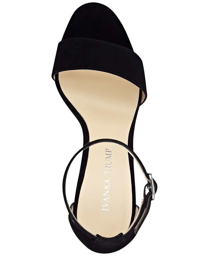 Ivanka Trump Emalyn Block-Heel Sandals - Macy's