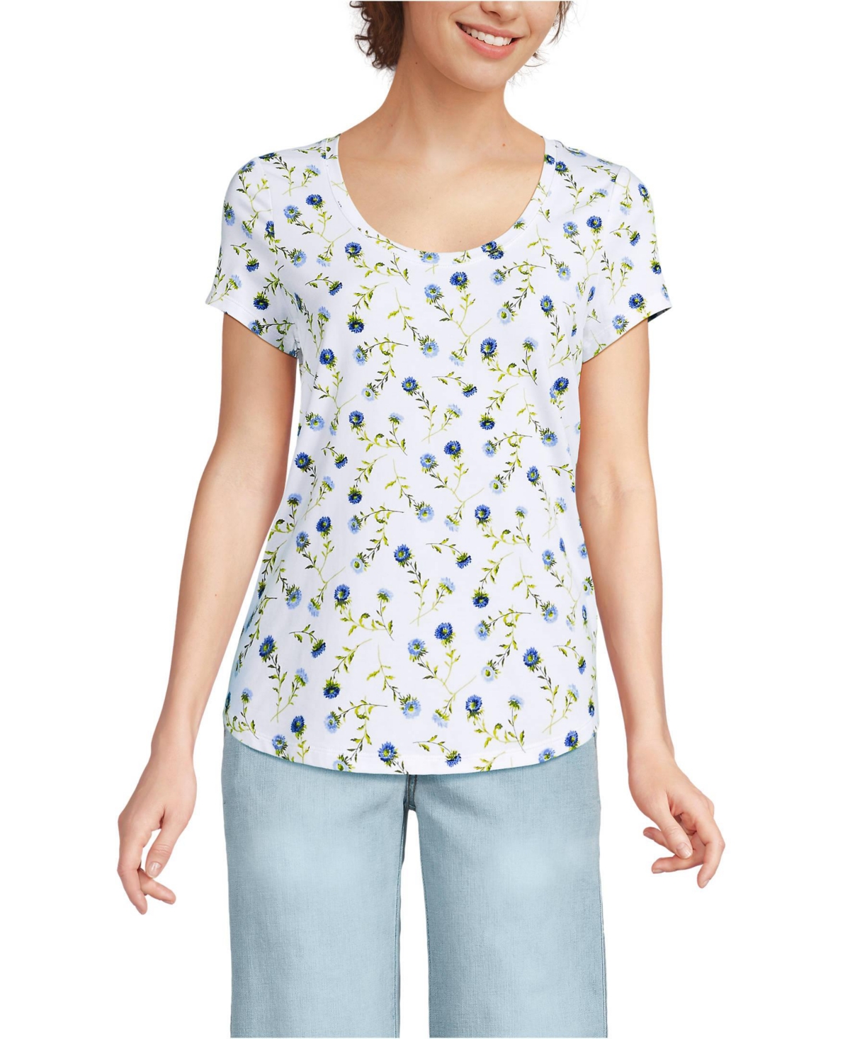 Click here for Lands End Womens Short Sleeve Lightweight Jersey S... prices