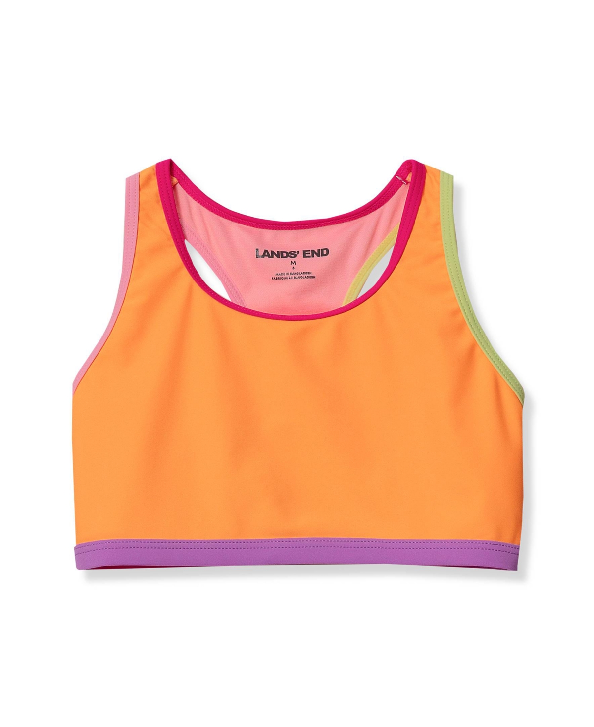 Click here for Lands End Girls Chlorine Resistant Contrast Racer... prices