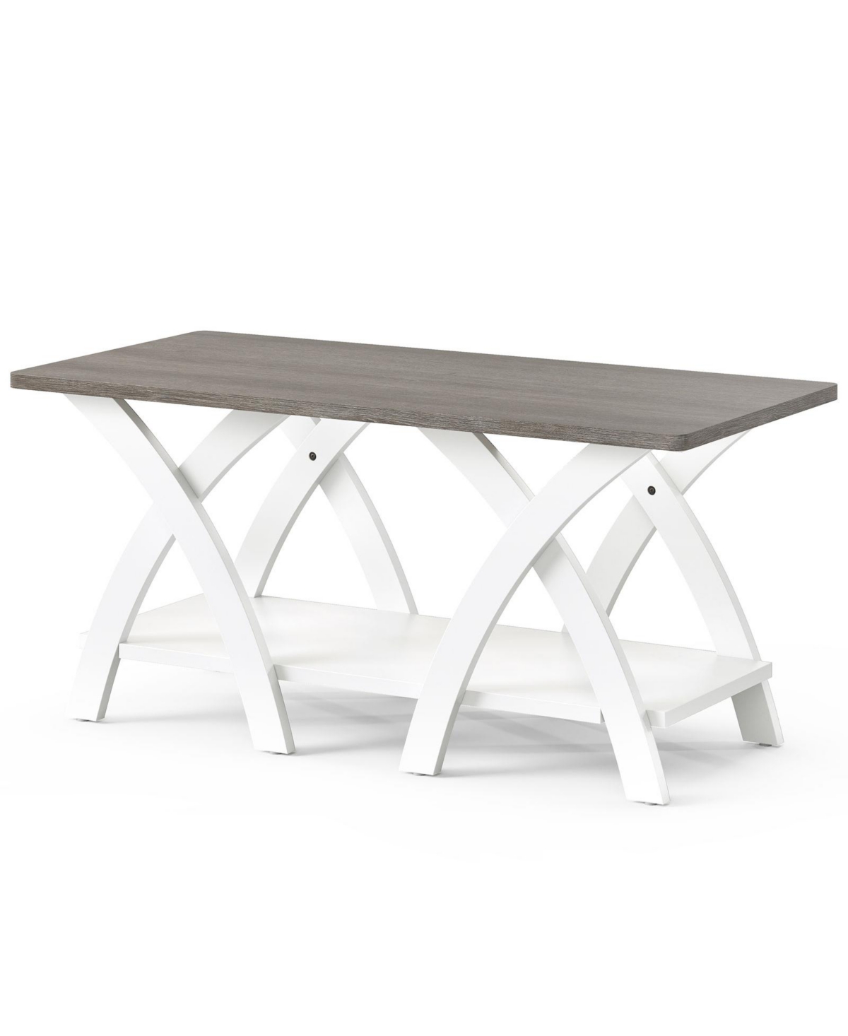 Click here for Slickblue Coffee Table with X Legs Farmhouse Stora... prices