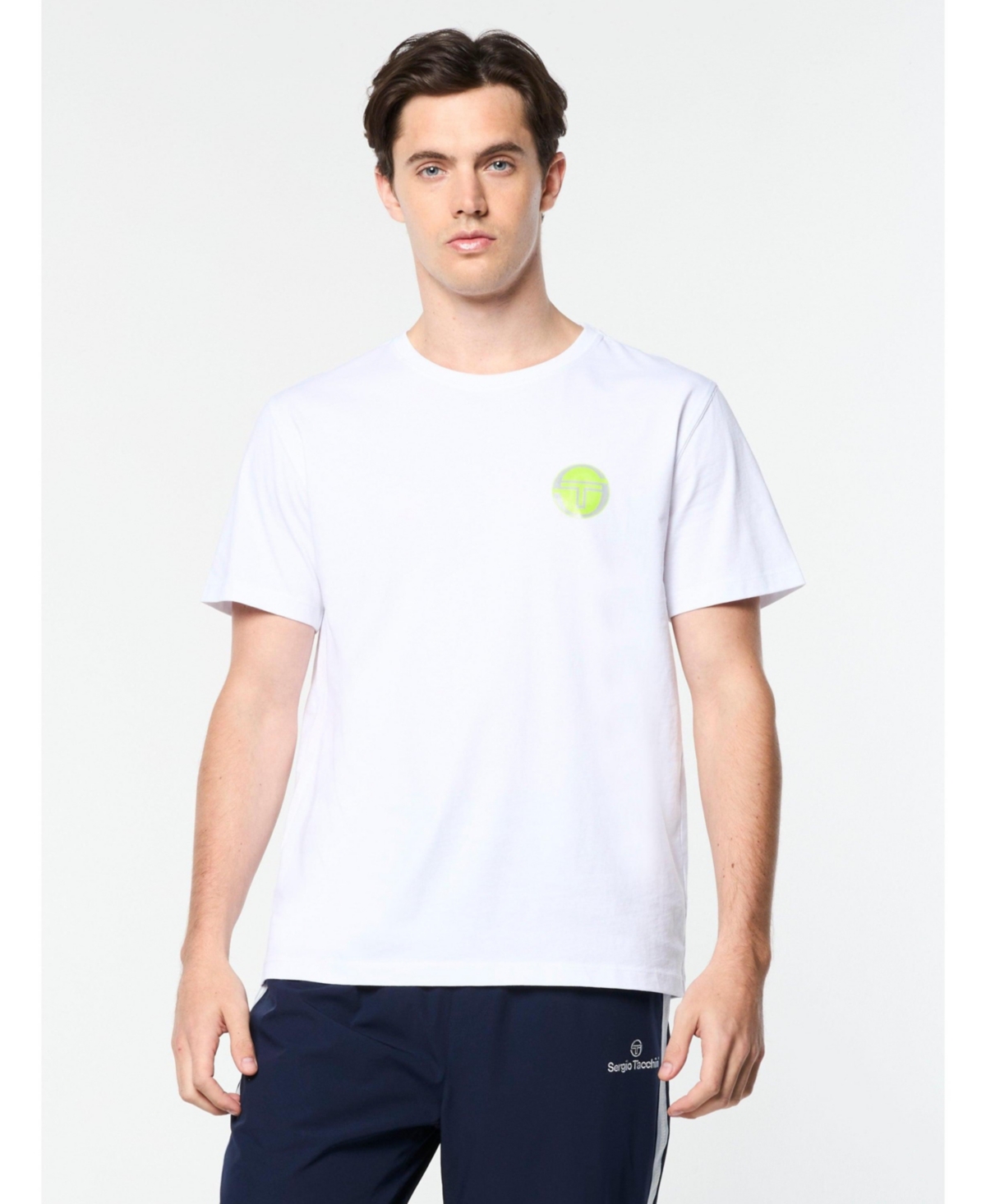 Click here for Sergio Tacchini Mens Gioco T-shirt - Brilliant whi... prices
