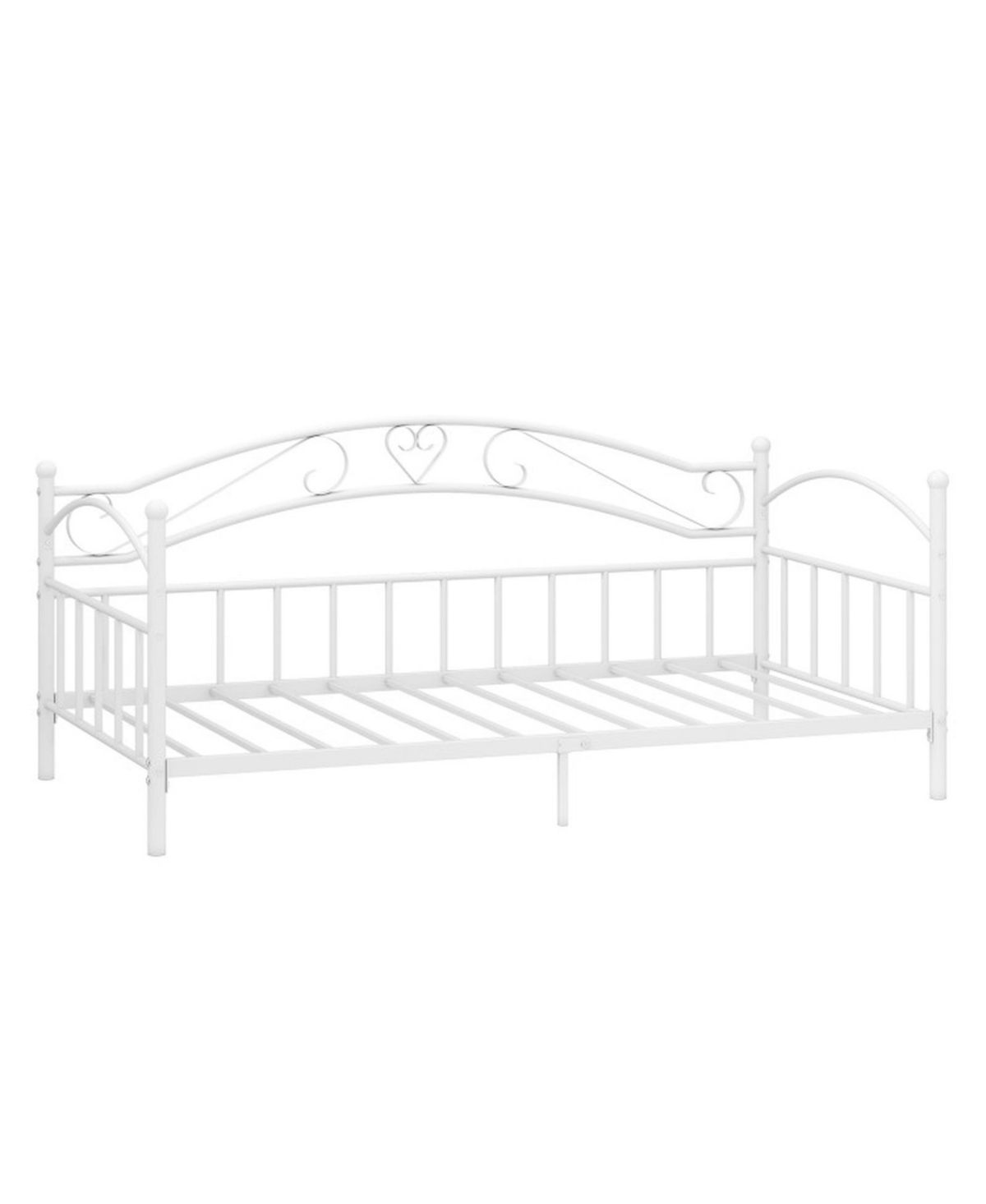 Click here for Gouun Metal Twin Daybed with Slat Support - White prices