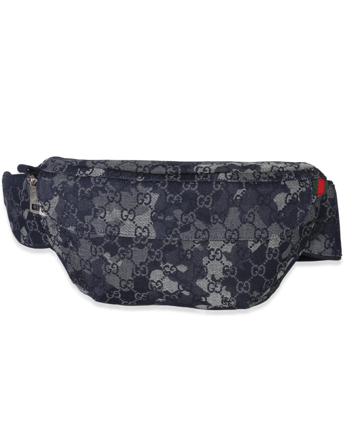 Click here for Pre-Owned Gucci Navy Gg Floral Canvas Belt Bag - B... prices