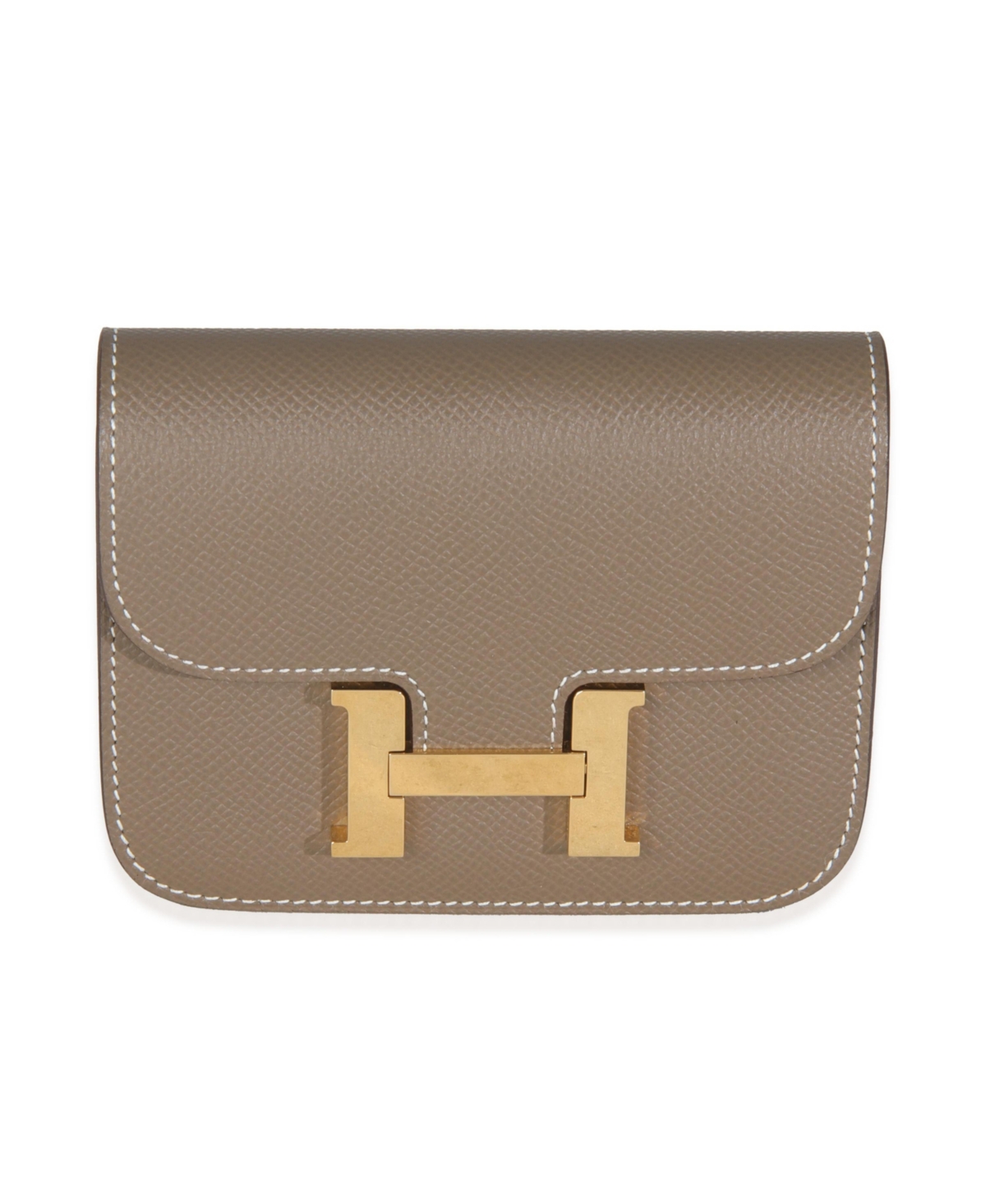 Click here for Pre-Owned Hermes Etoupe Epsom Constance Slim Walle... prices
